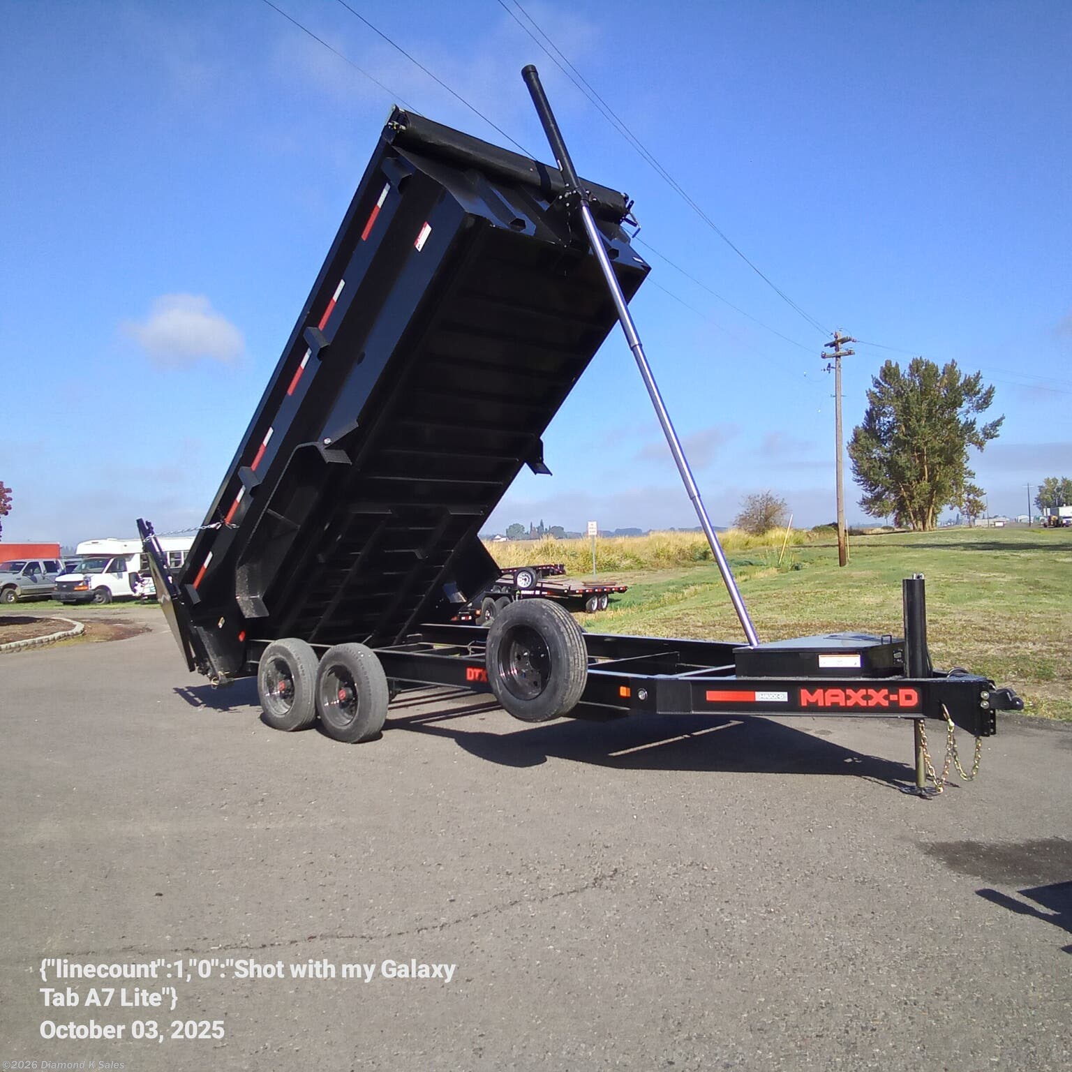 2026 MAXX-D DTX DTX 7X16 17.5K Dump Trailer