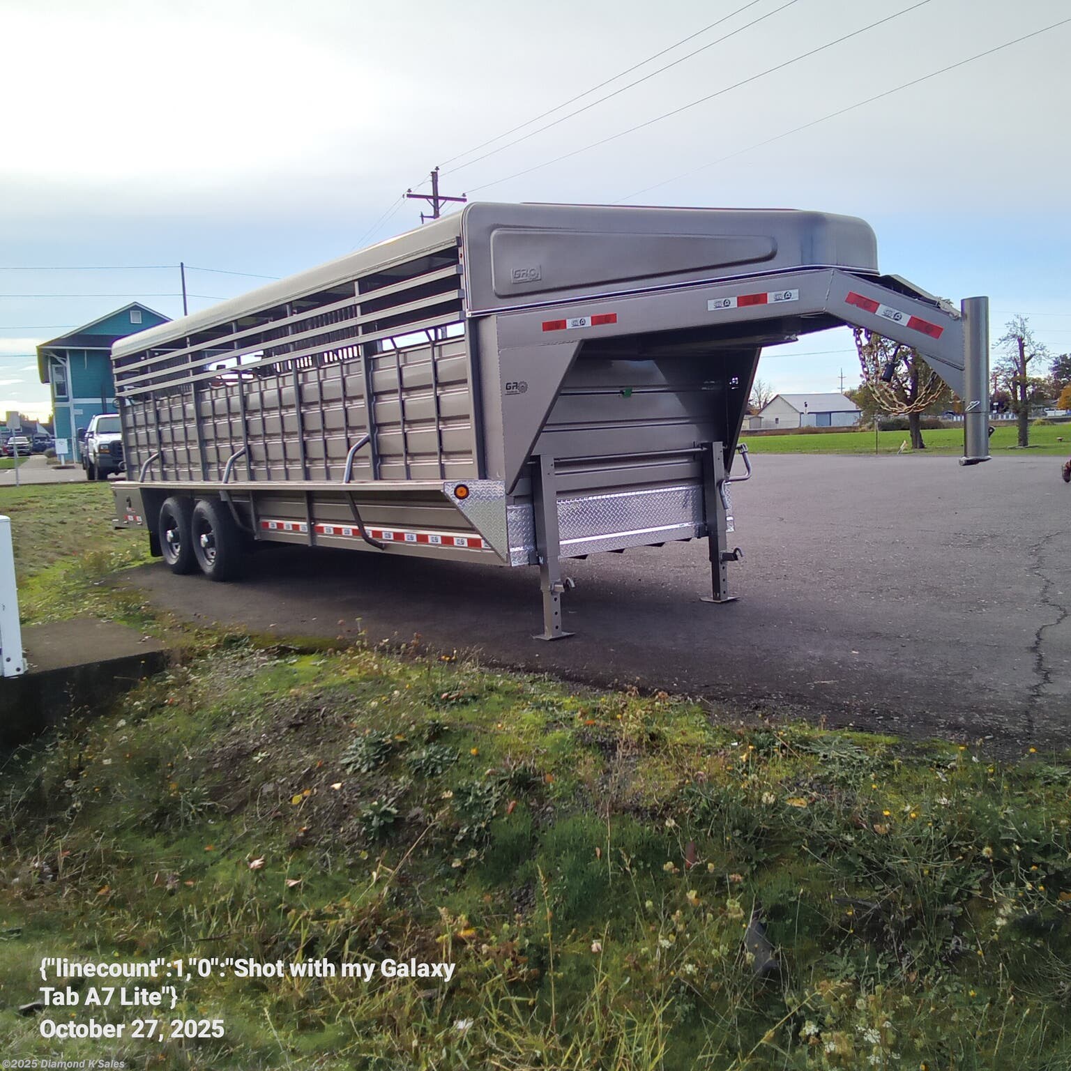 6x24 Cattle/Livestock Trailer for sale | New GR 6'8"X24' 14K Gooseneck Stock Trailer | TrailersUSA