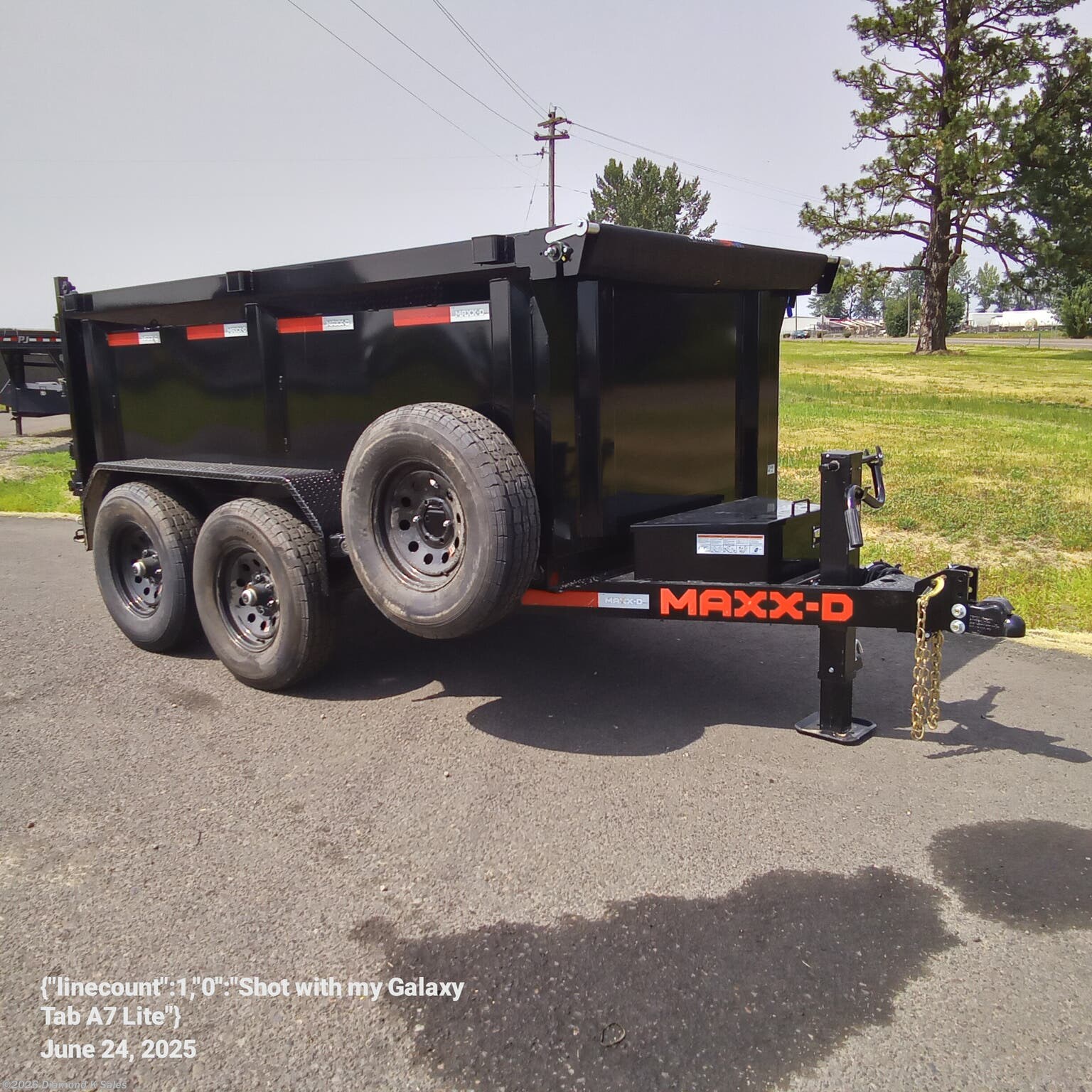 5x10 Dump Trailer for sale | New MAXX-D D6X 5' X 10' 10K 3' Sides ...