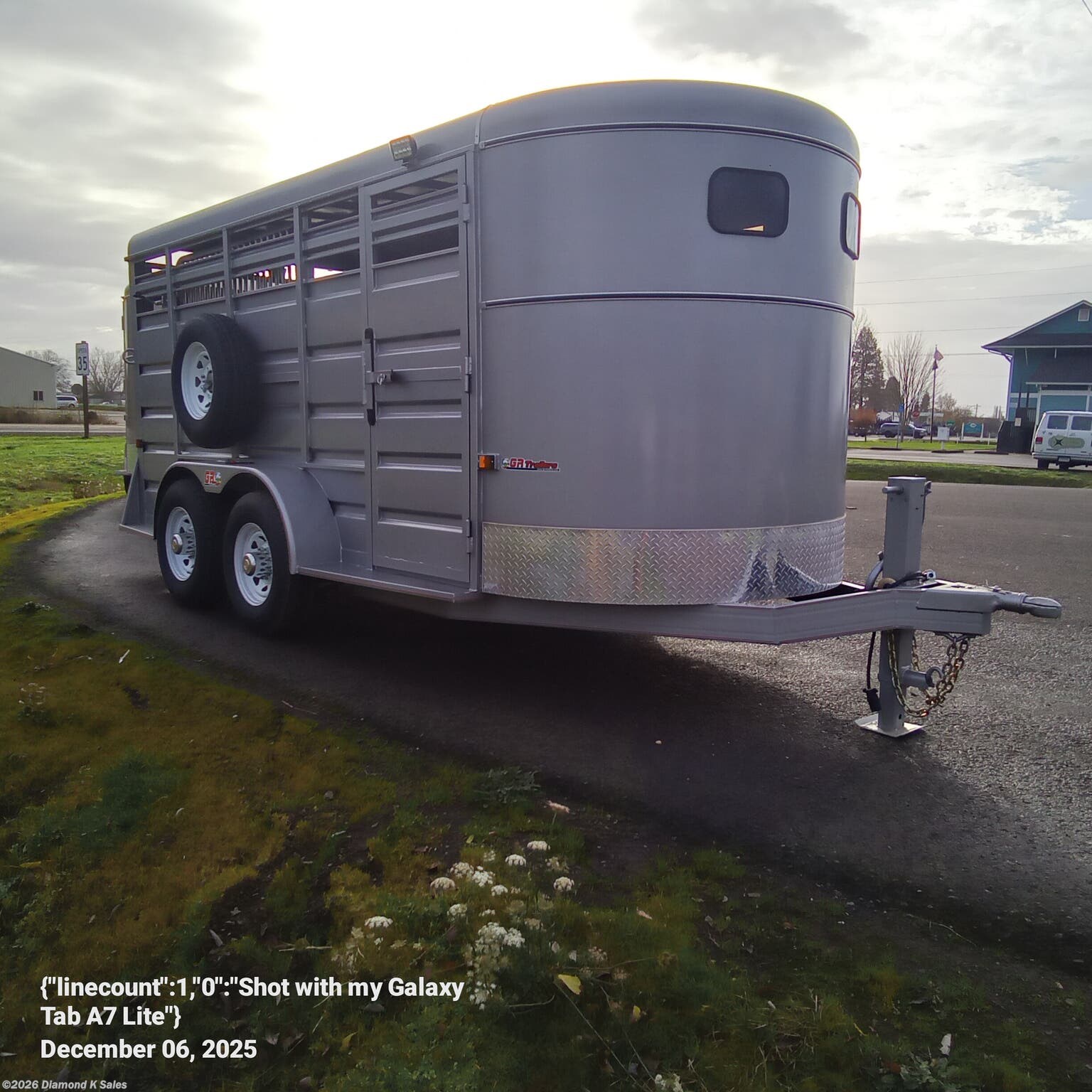 6x16 Cattle/Livestock Trailer for sale | New GR 6'8" X 16' 14K ...
