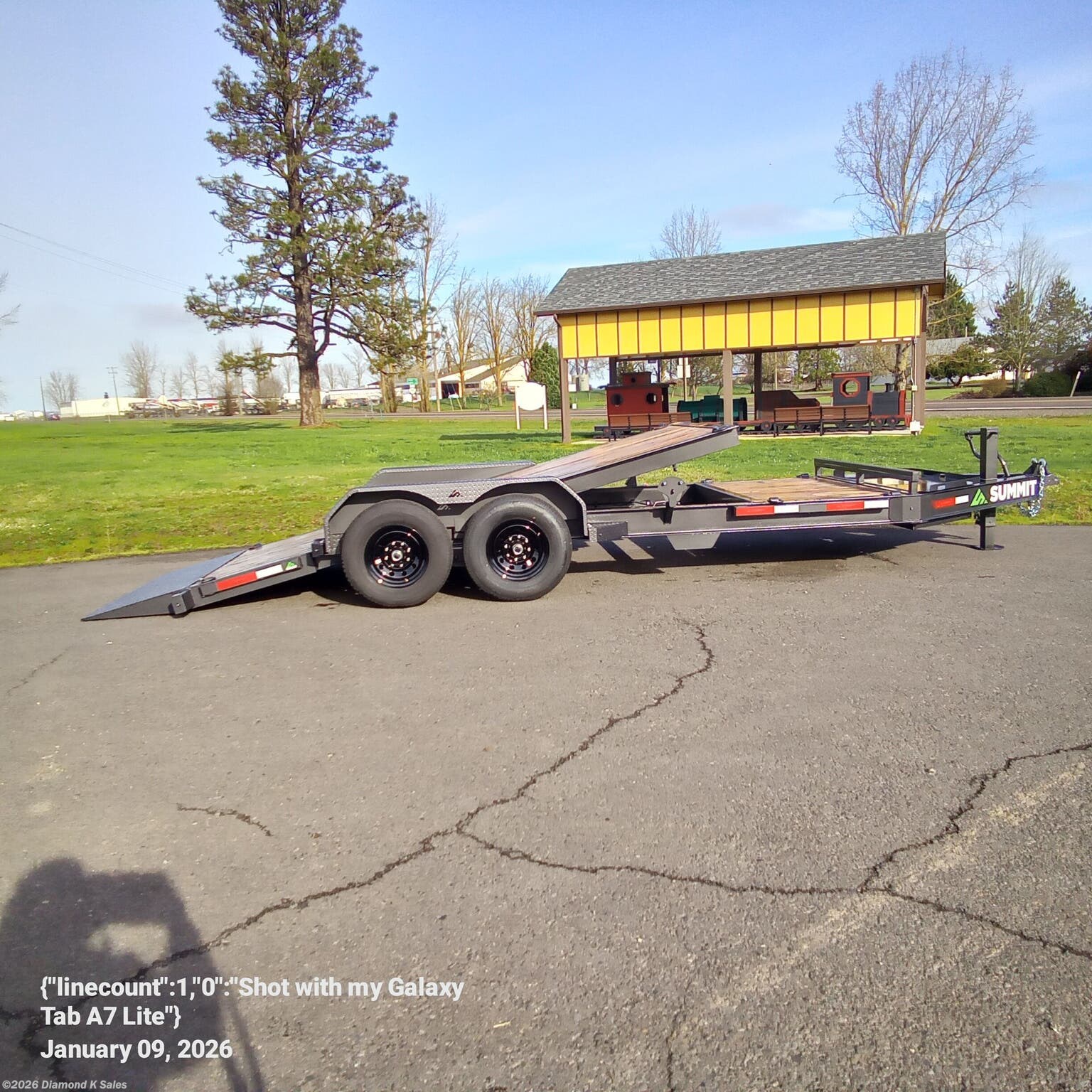2026 Summit Trailer Denali Pro 7 X 20 14K I-Beam HD Split Tilt