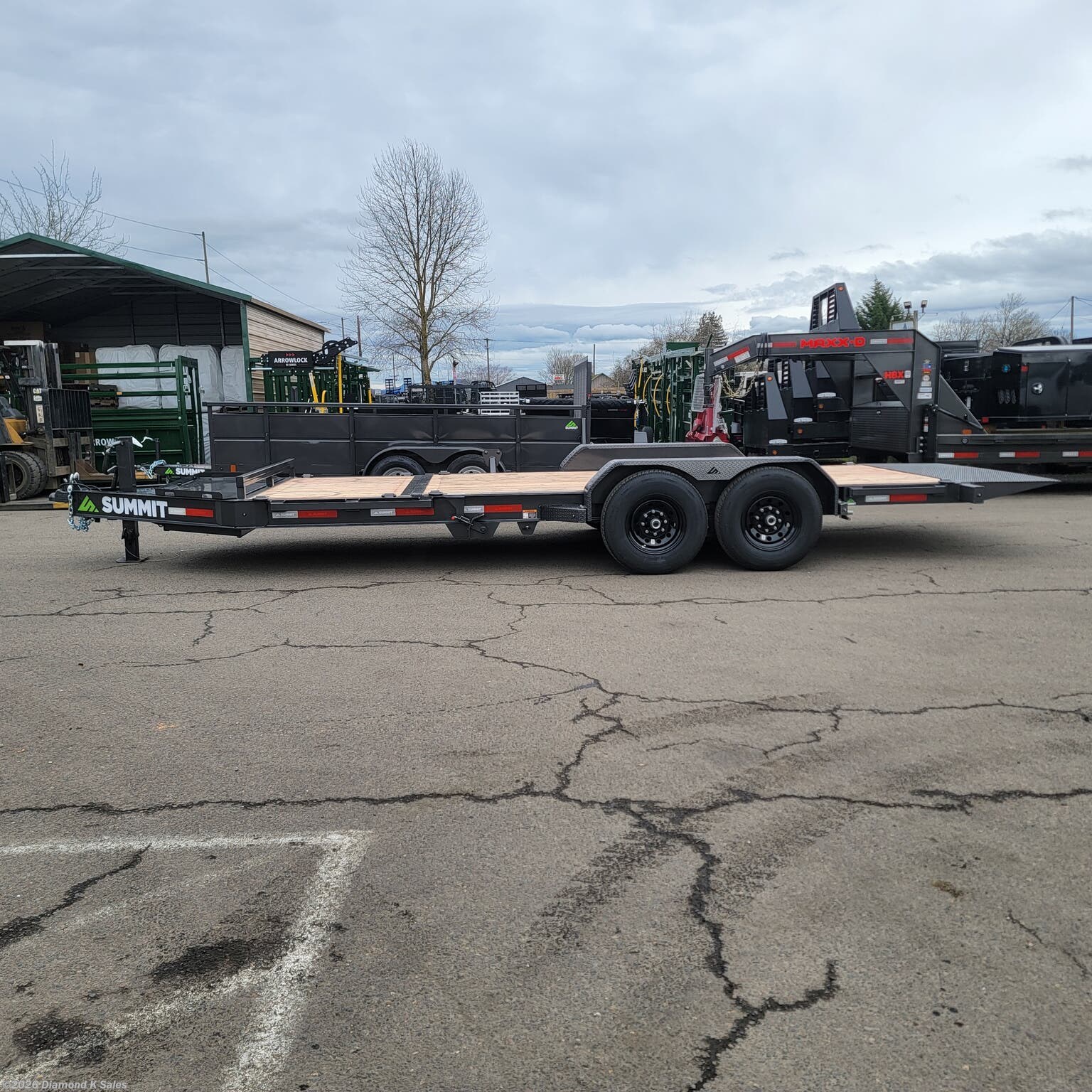 7x20 Tilt Deck Trailer for sale | New Summit Trailer Denali Pro 7 X 20 ...