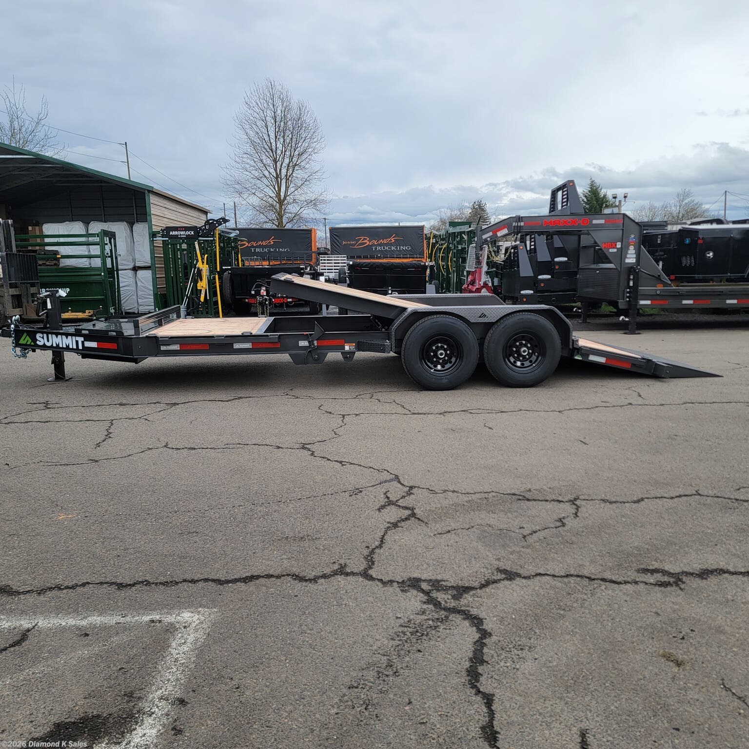 7x20 Tilt Deck Trailer for sale | New Summit Trailer Denali Pro 7 X 20 ...