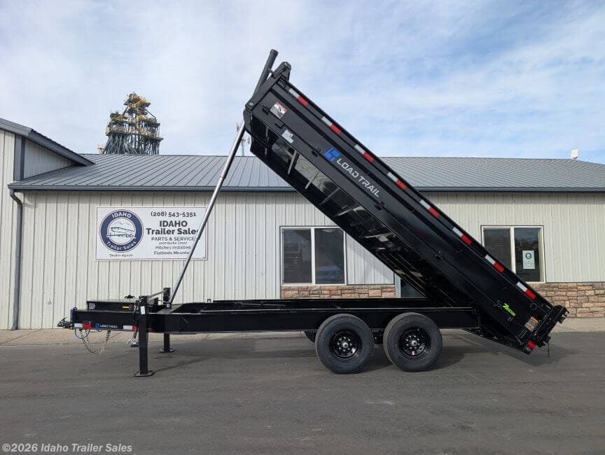 2026 Load Trail DZ 96x16x18 Deckover Dump Fold Sides 14K Telescopic