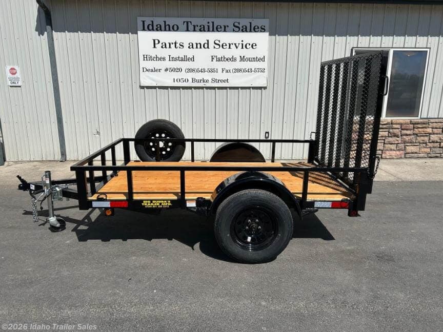 5x8 Utility Trailer for sale | New Big Bubba's Trailers 5x8' 4" Single ...