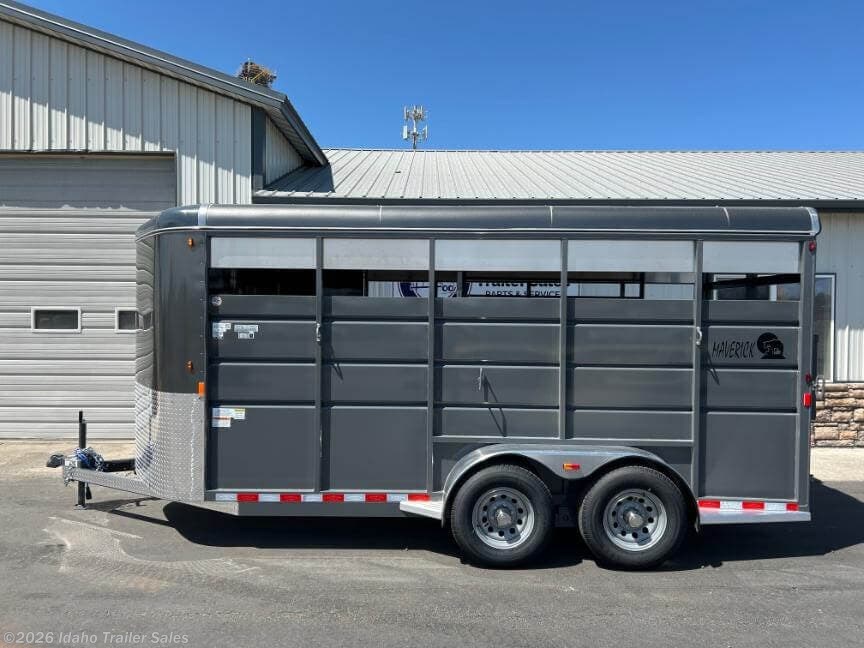 6x17 Cattle/Livestock Trailer for sale | New Maverick Trailers Maverick ...
