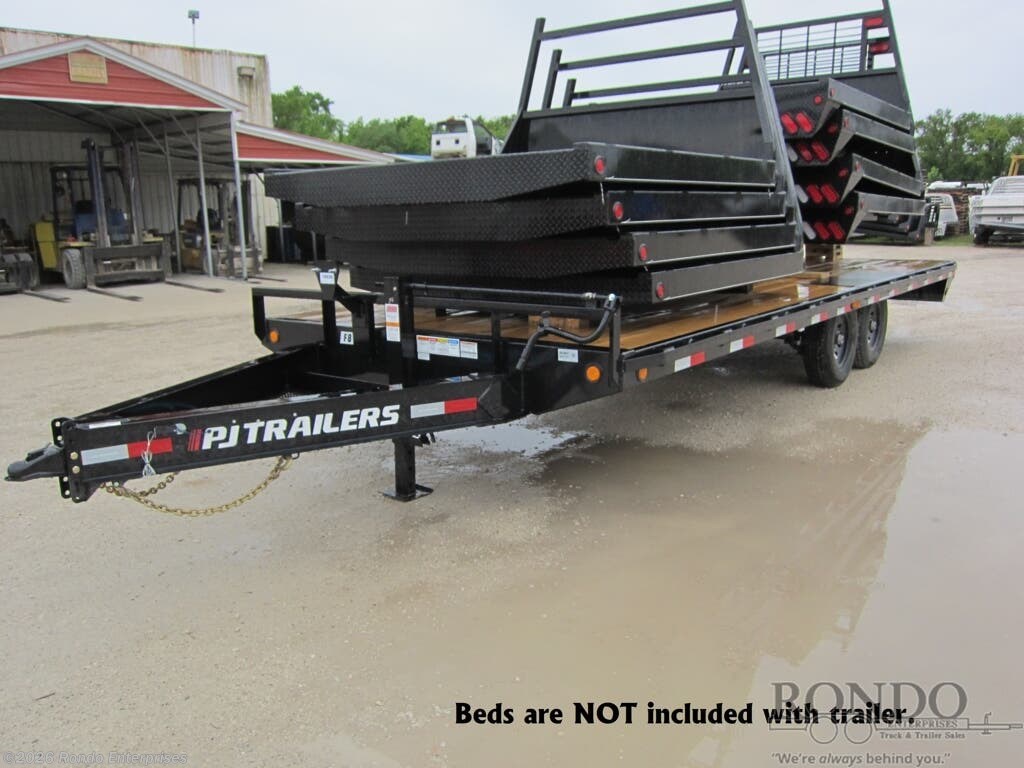 Flatbed Trailer for sale | New PJ Trailers F8 Equipment Deckover ...