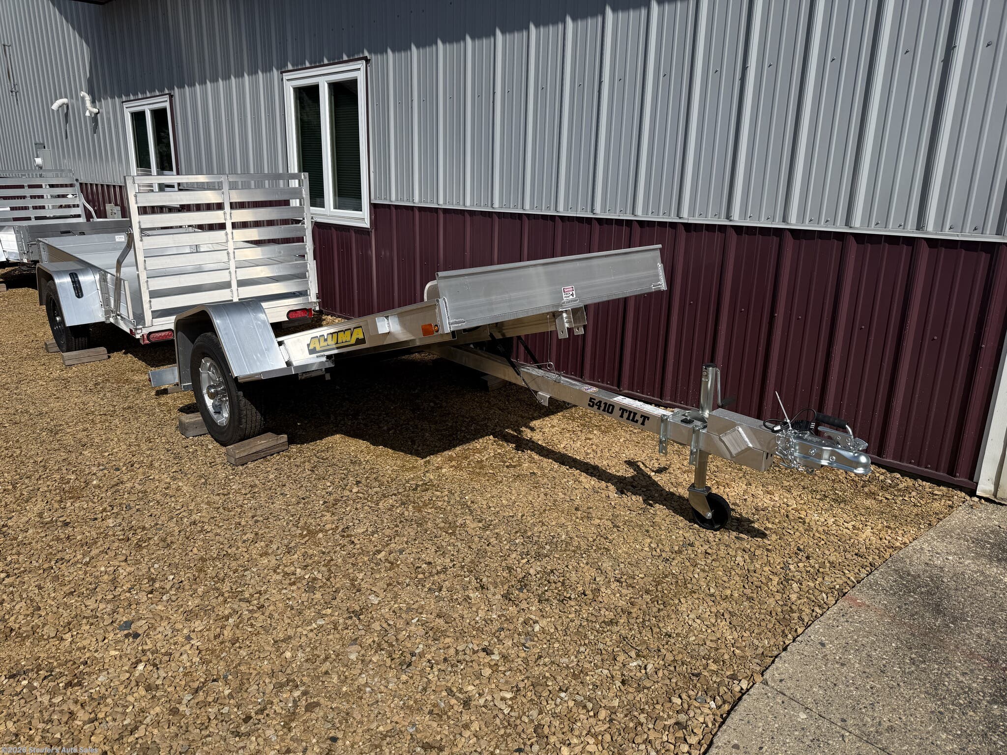 2026 Aluma 5410T 4'6" x 10' Tilt Bed Utility Trailer