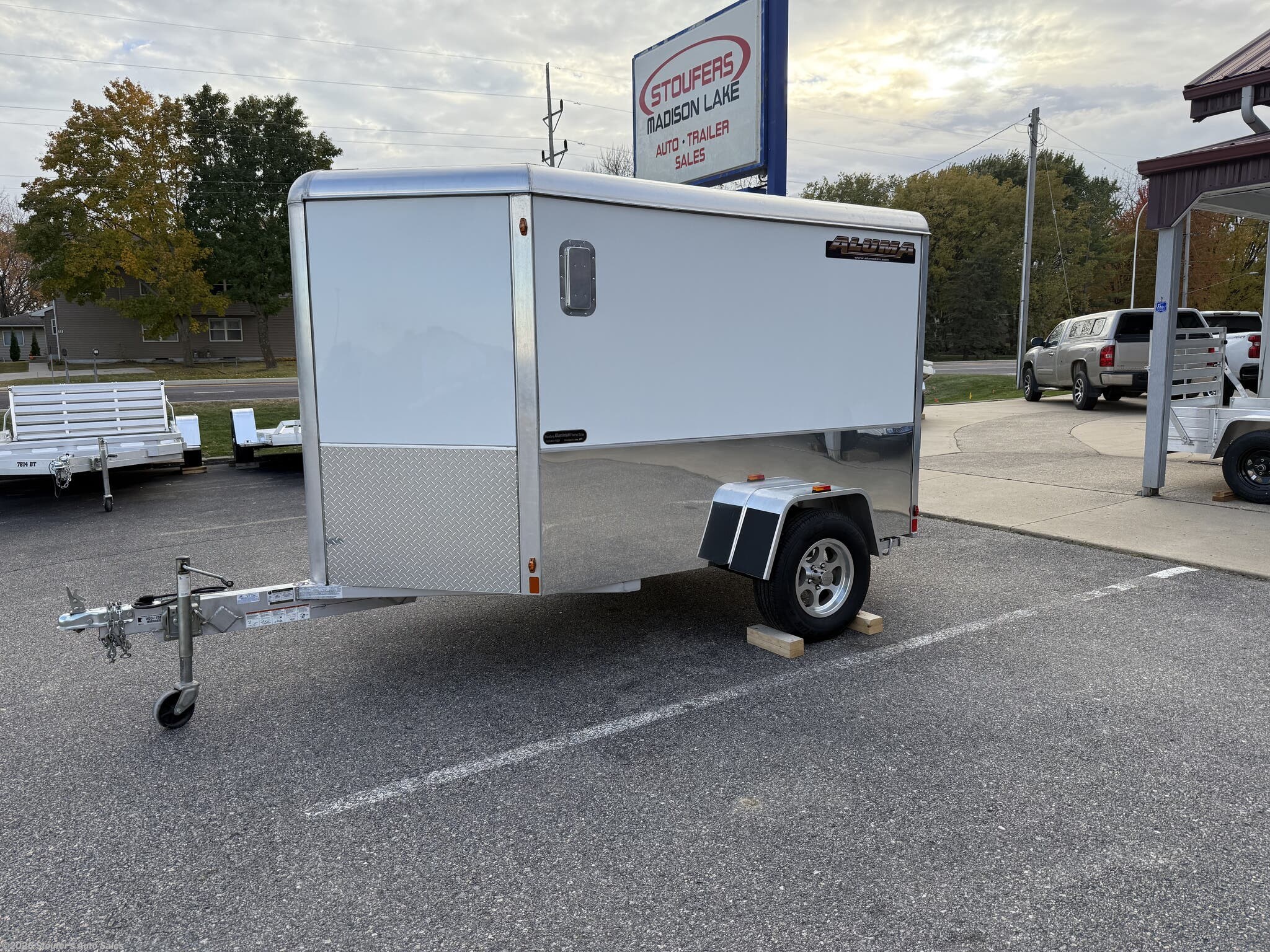 2012 Aluma AE58M 5' x 8' Enclosed Trailer Sport Package