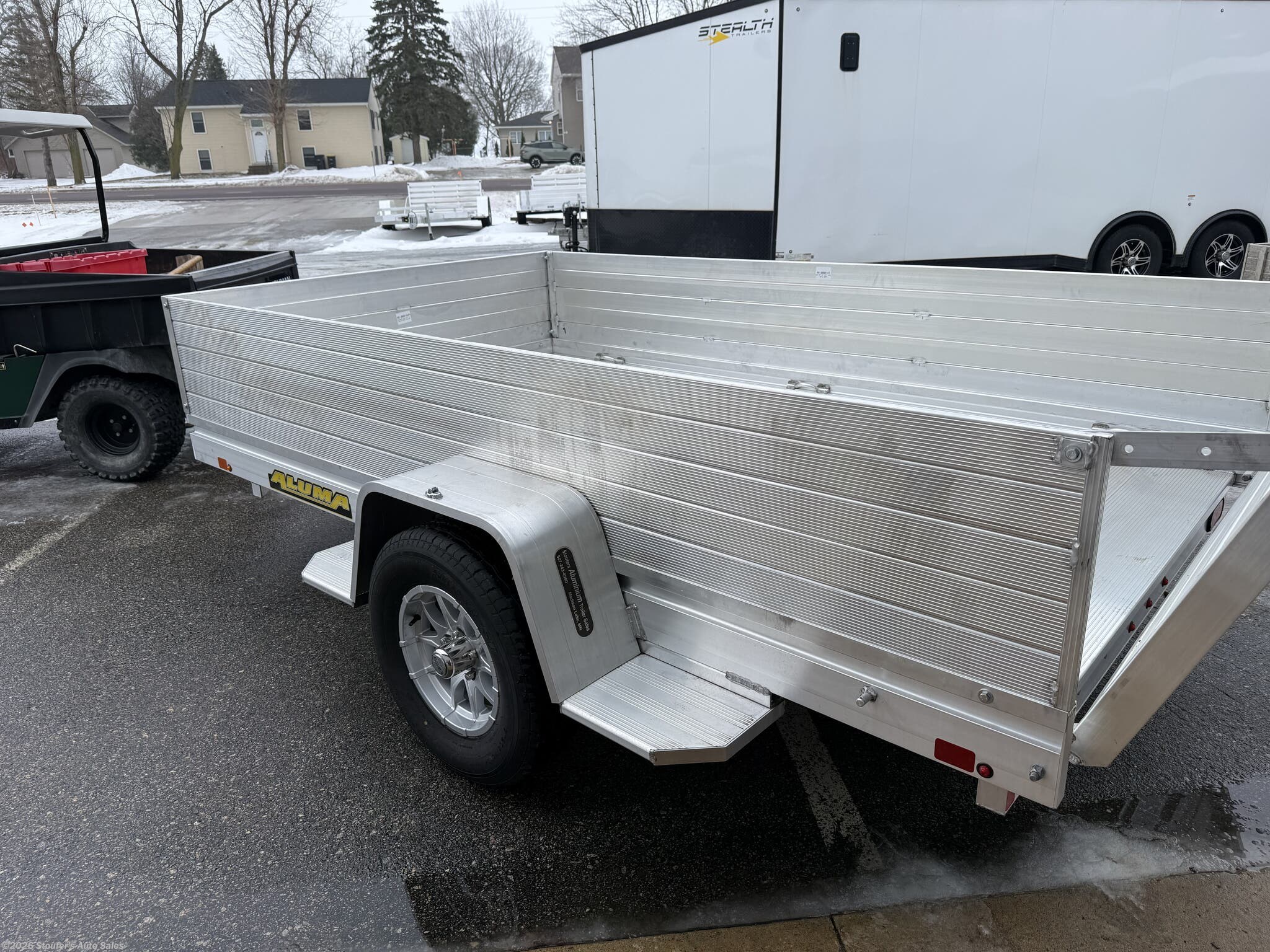 2026 Aluma 7210H 6' X 10' HD UTILITY TRL w/24 in SOLID SR KIT