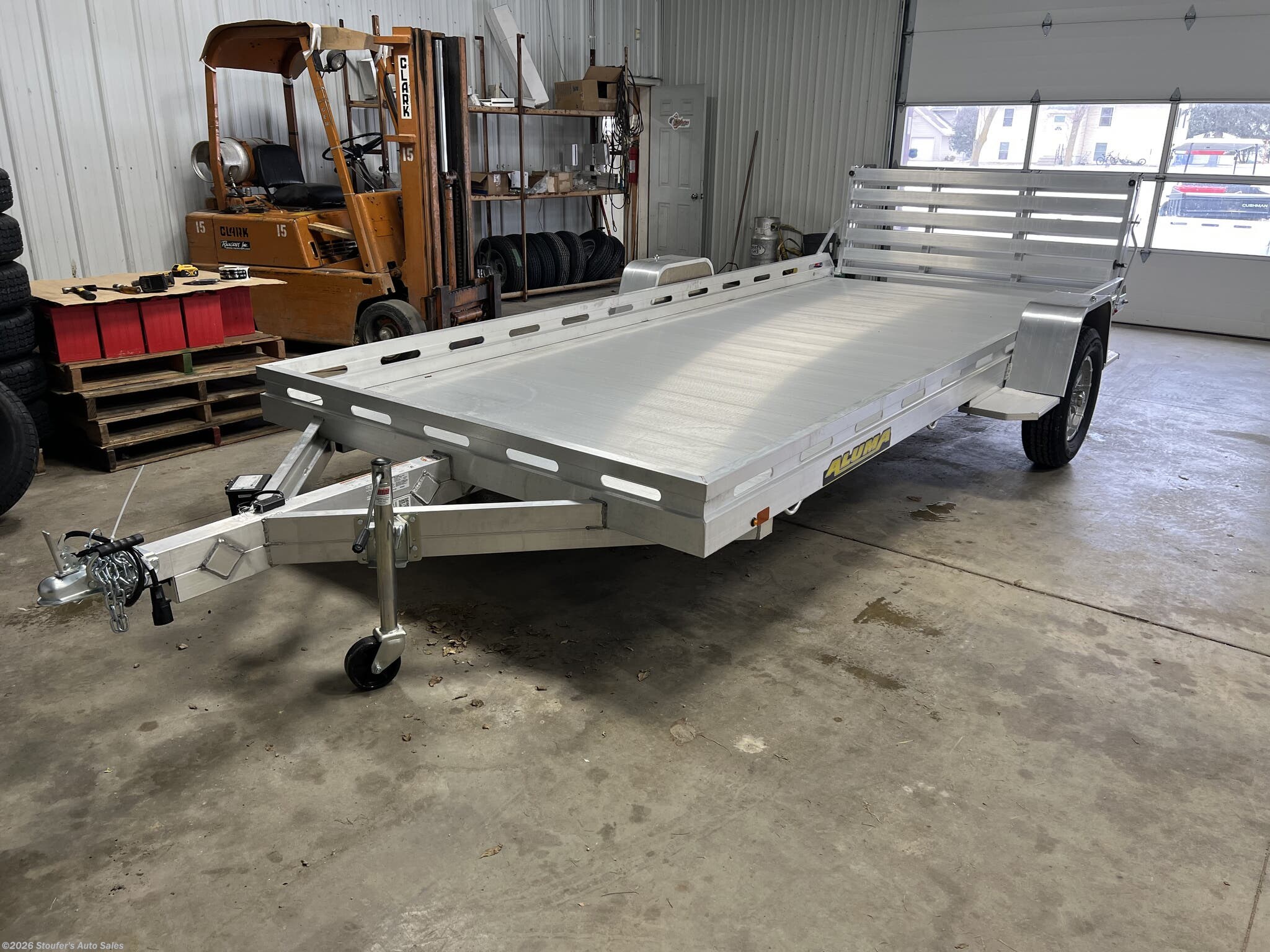 2026 Aluma 7815S-EL-BT 6'6"x 15'5" Utility Trailer