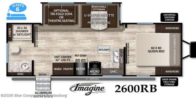 2016 Grand Design Imagine 2600RB RV for Sale in Duncan, SC 29334 ...