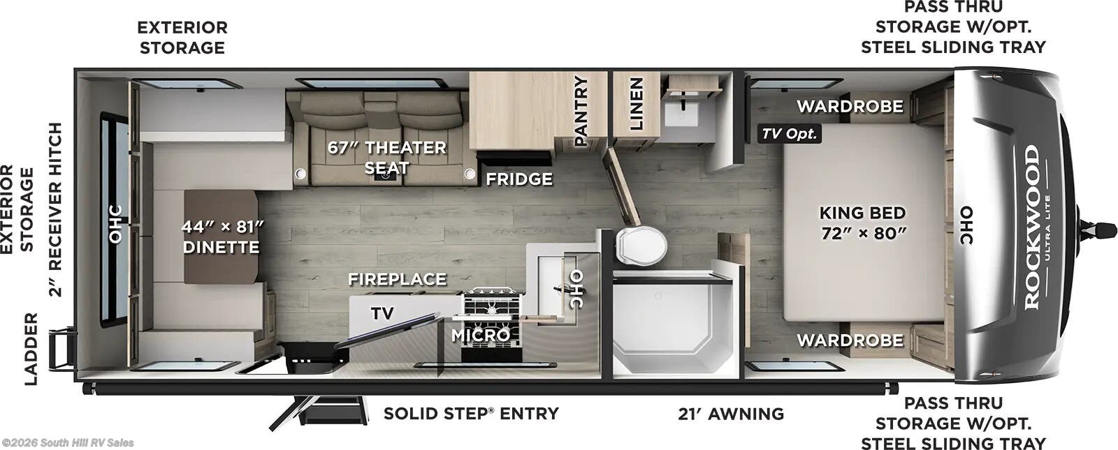 2026 Forest River Rockwood Ultra Lite 302RDT