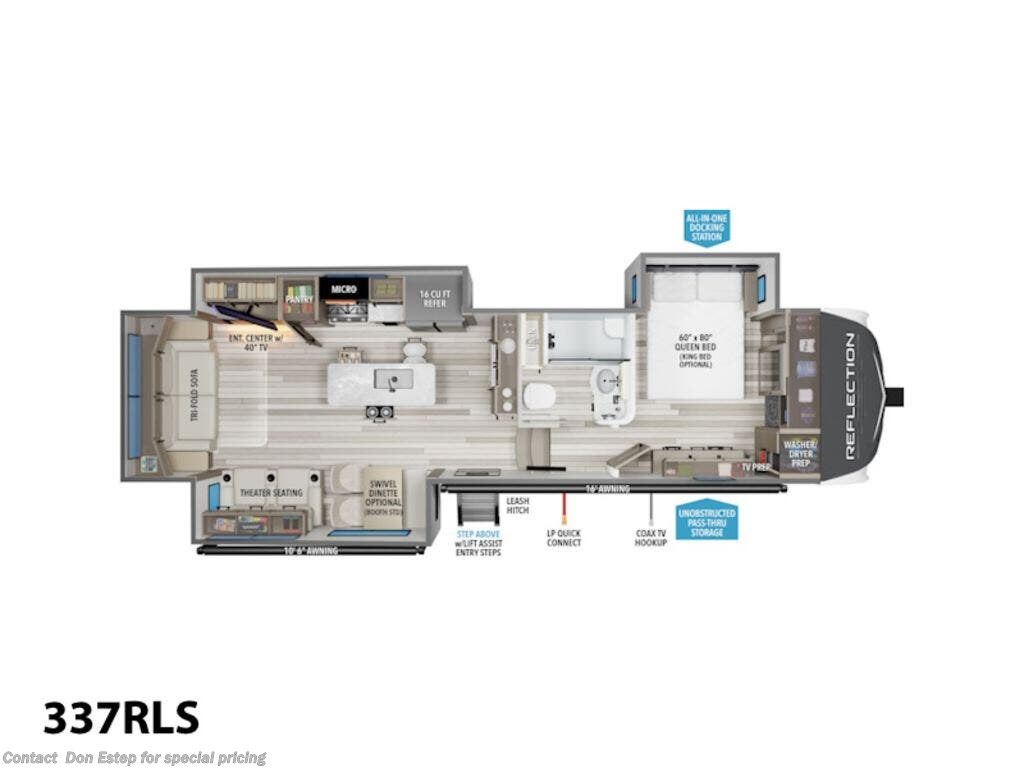 2025 Grand Design Reflection FW 337RLS RV for Sale in Southaven, MS ...