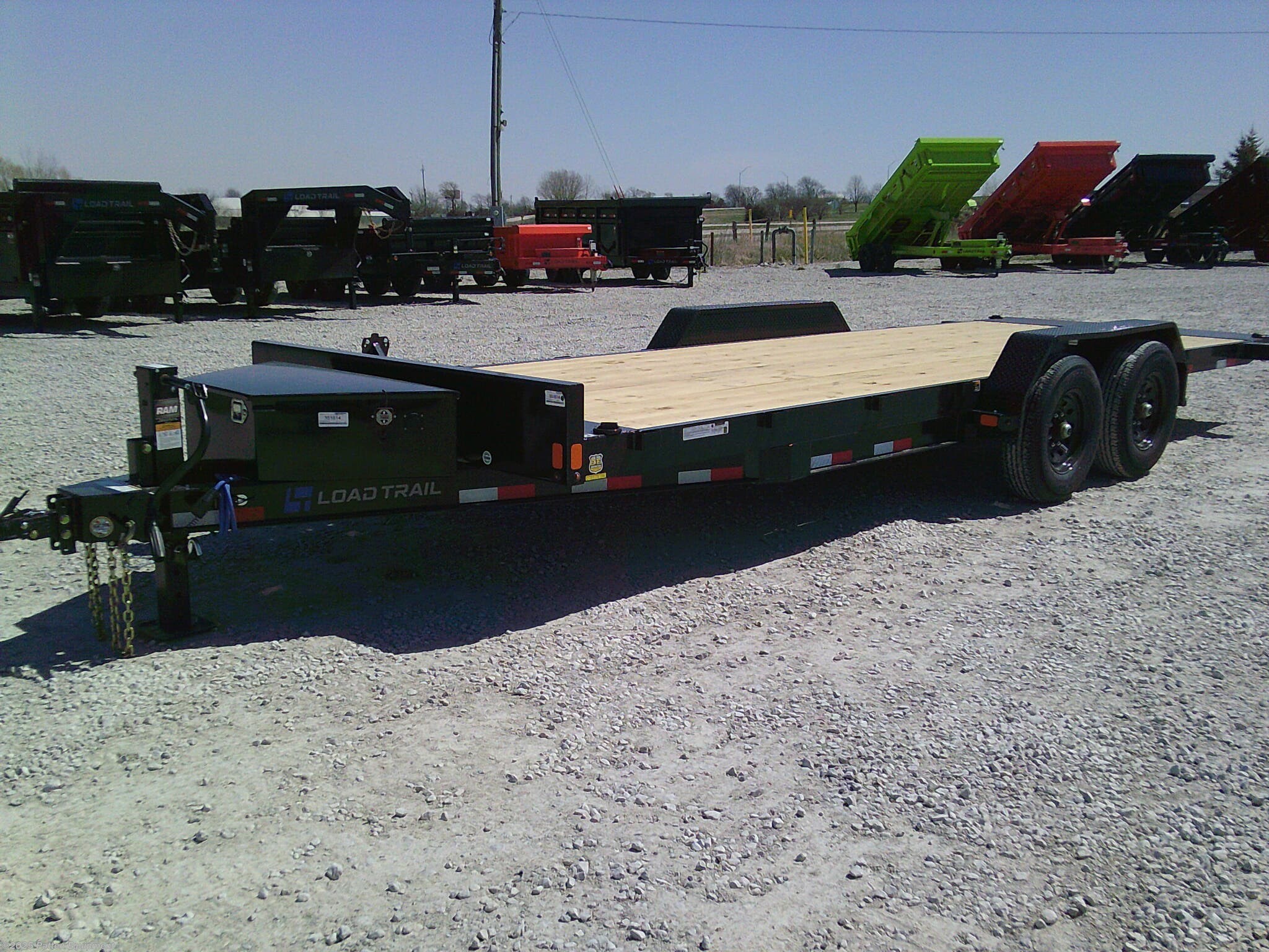 2025 Load Trail TM 83" x 22' Tandem Axle Rapid Loader Tilt Trailer