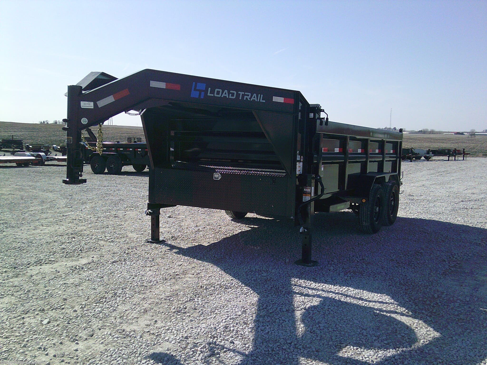 2025 Load Trail DG 83" x 14' Tandem Axle Gooseneck Low-Pro Dump Trail