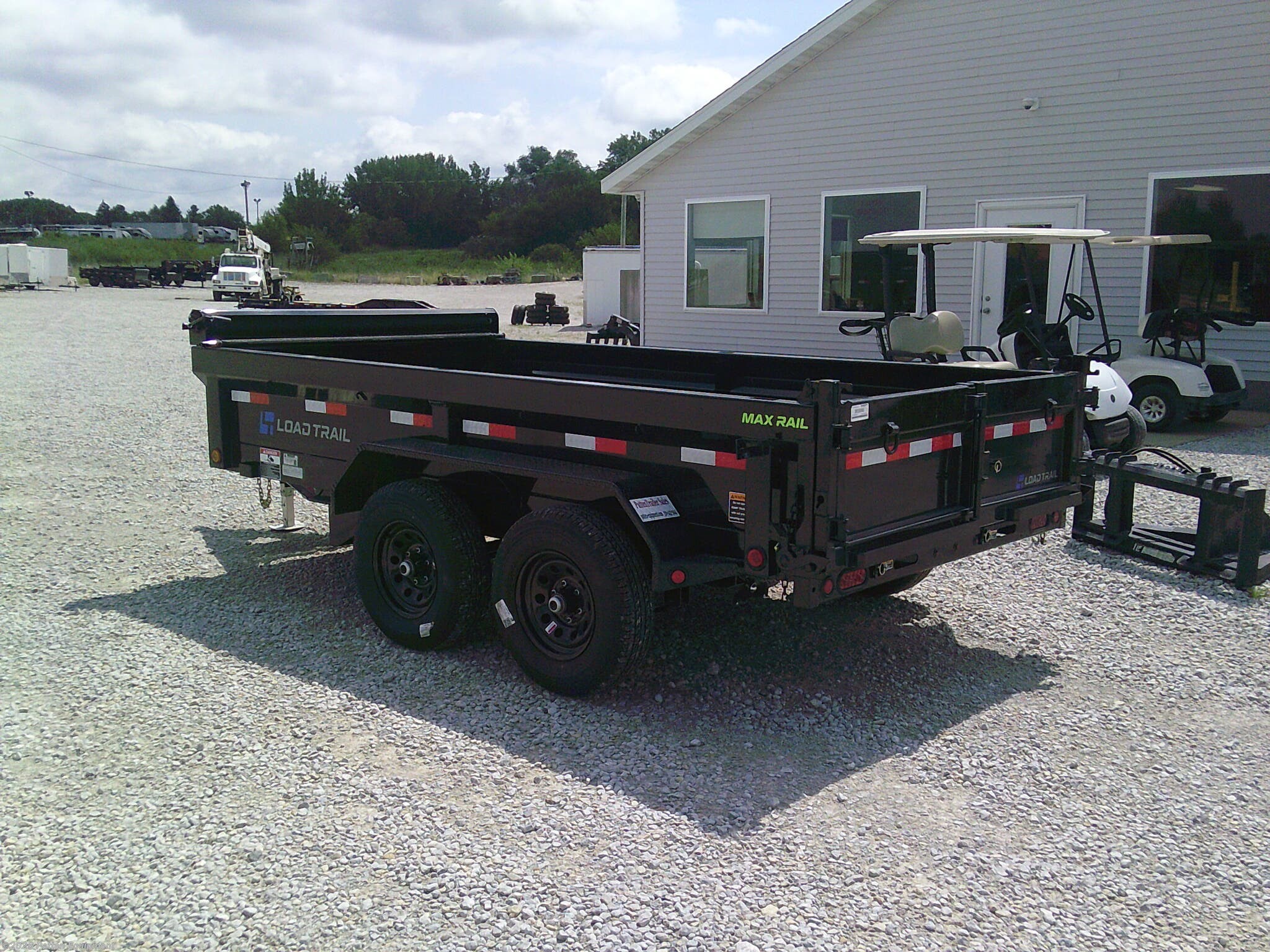 6x12 Dump Trailer for sale | New Load Trail DE 72" x 12' Tandem Axle ...
