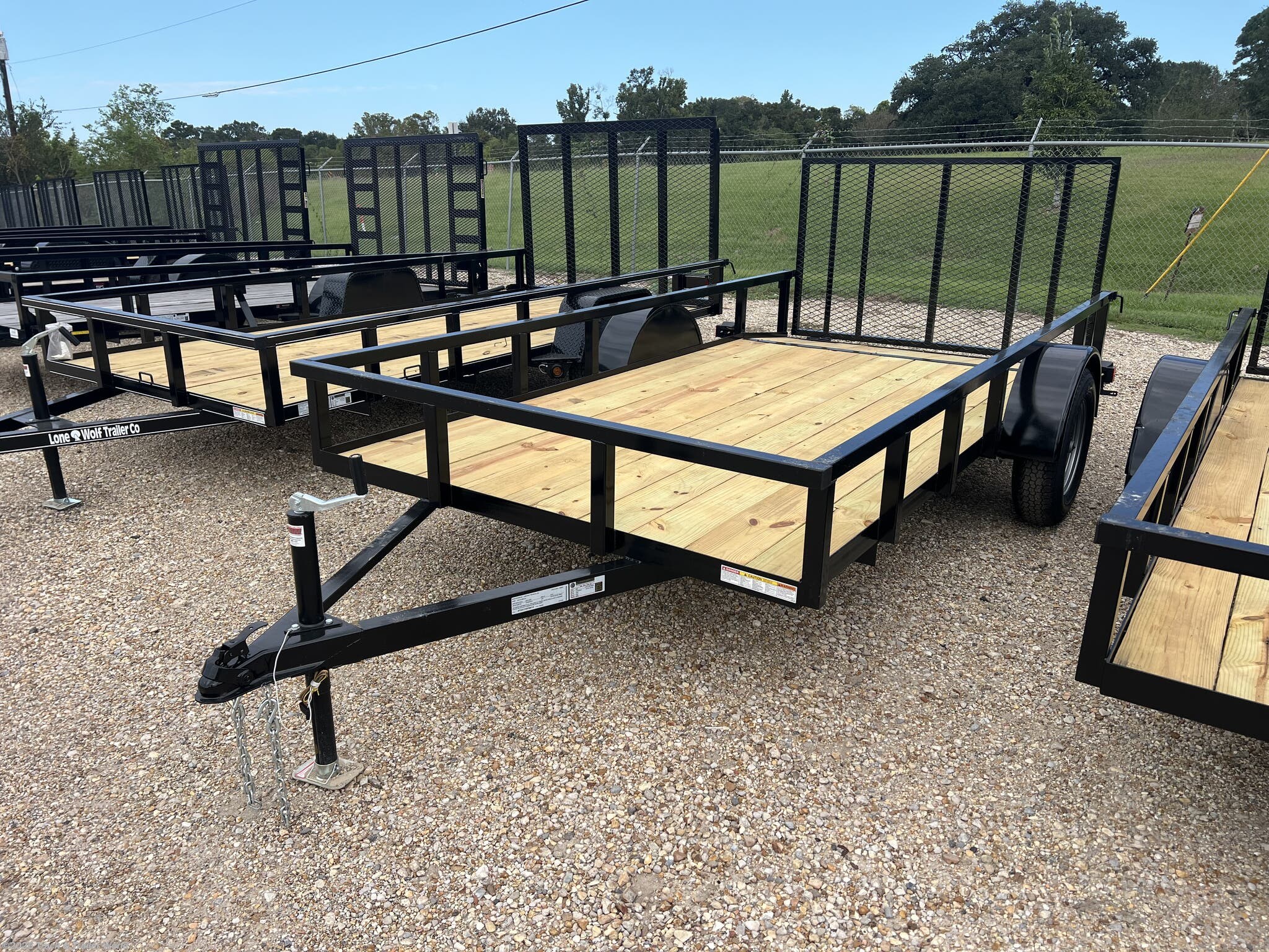 2025 Lone Wolf Trailers 6' x 12' Single Axle Utility