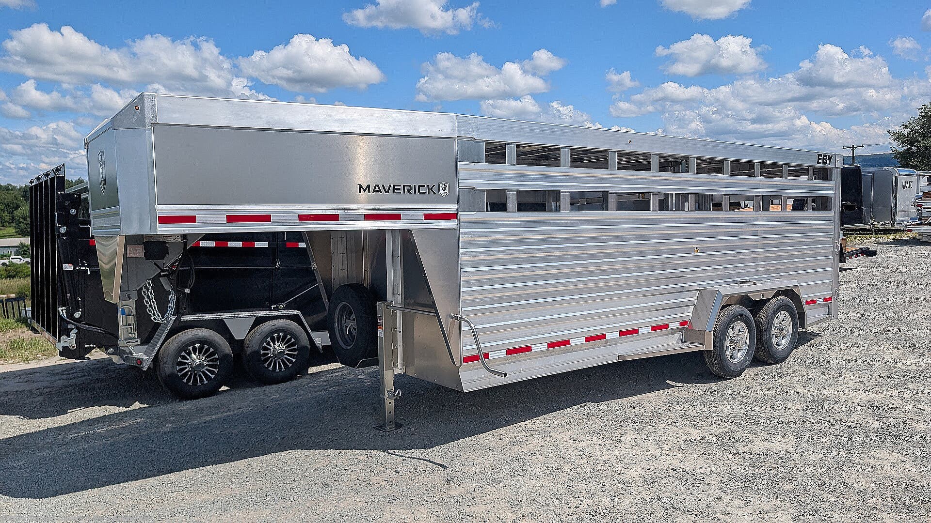 6x24 Cattle/Livestock Trailer for sale | New EBY Maverick | TrailersUSA