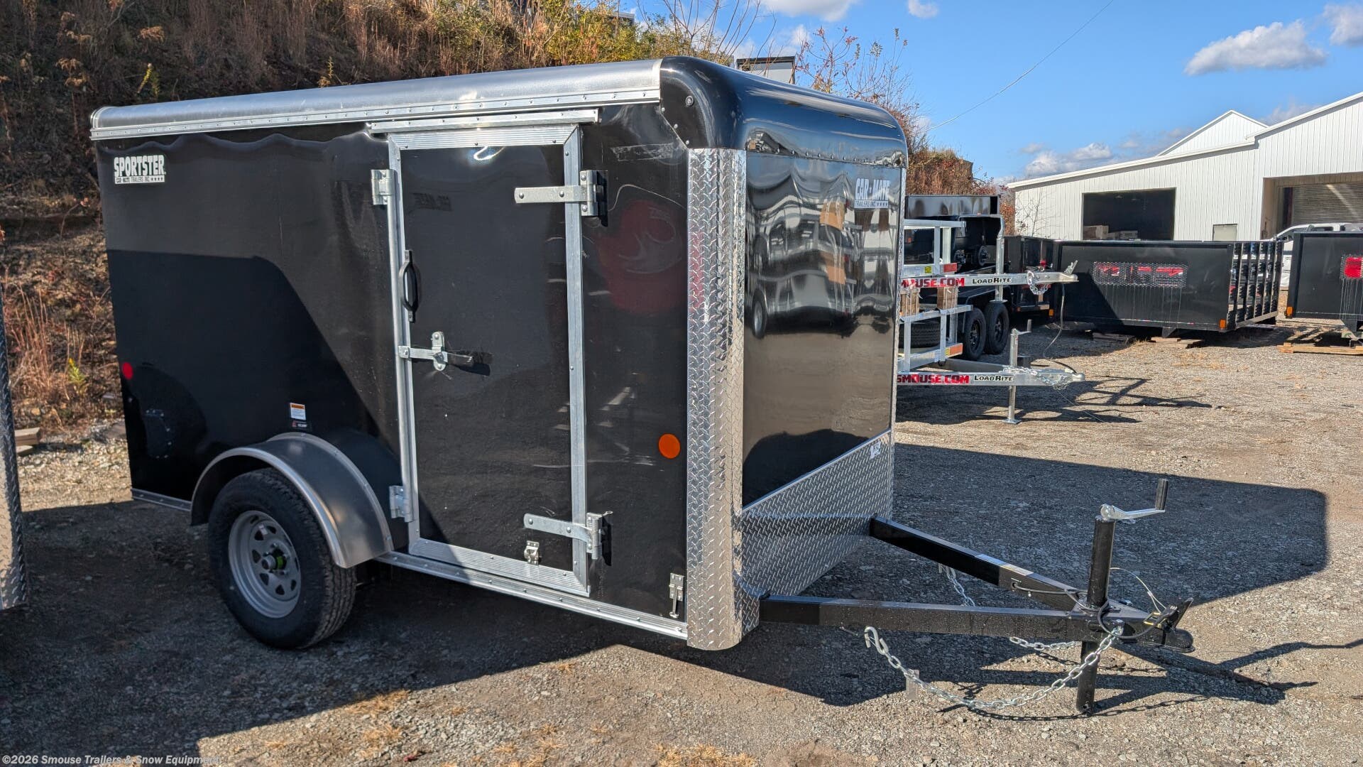 5x8 Cargo Trailer for sale | New Car Mate CM510EC | TrailersUSA