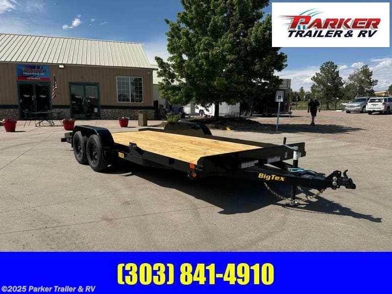 7x18 Flatbed Trailer for sale | New Big Tex 70CH-18BKDT2B | TrailersUSA