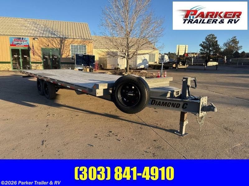 8x24 Flatbed Trailer for sale | Used Diamond C Flatbed | TrailersUSA