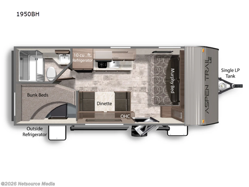 2022 Keystone Aspen Trail 1950BH RV for Sale in Murfressboro, TN 37127 ...