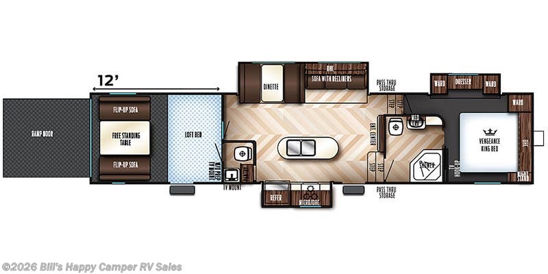 2019 Forest River Vengeance 377V