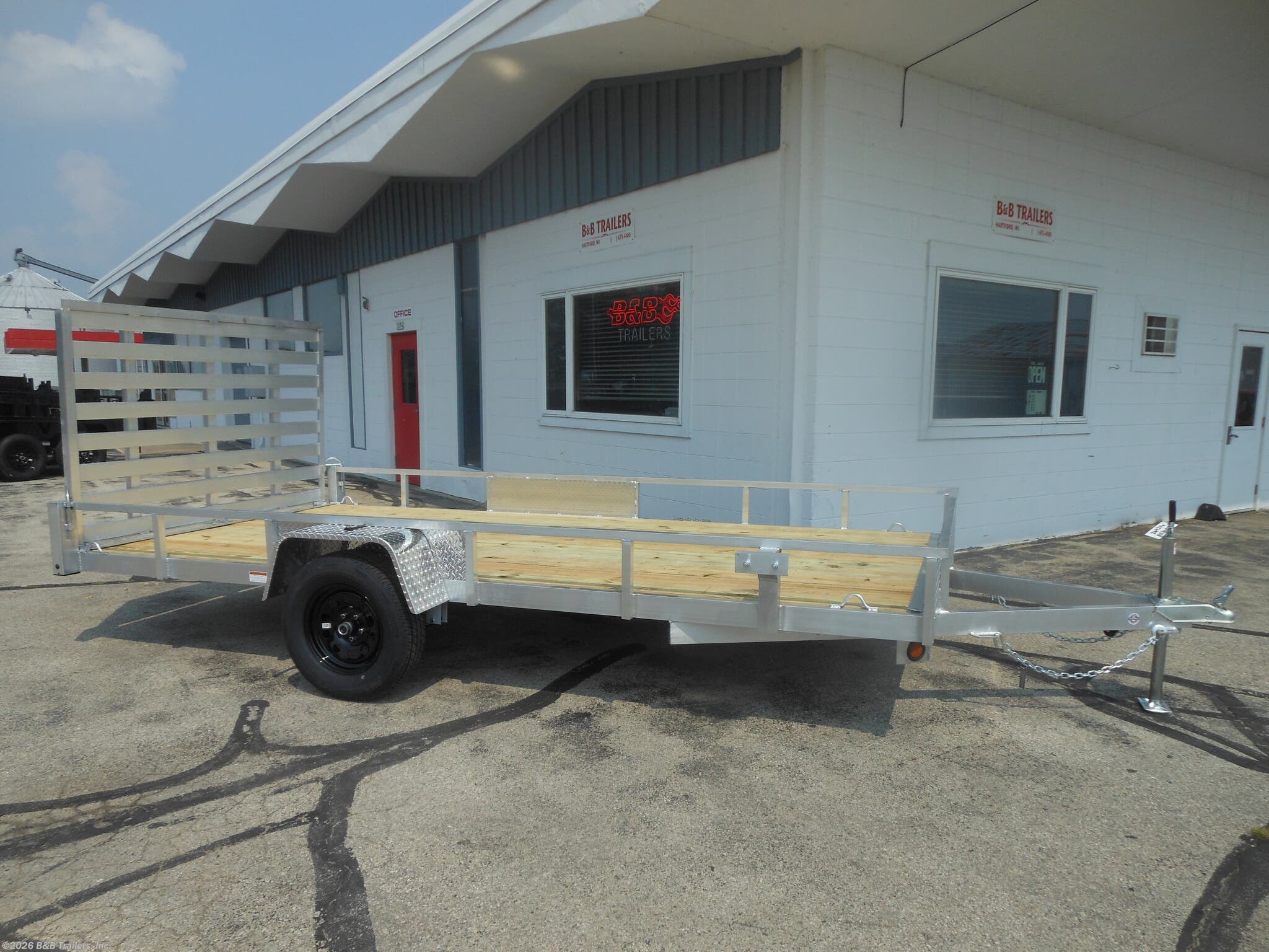6x14 Utility Trailer for sale | New Quality Aluminum 8214ALSL | TrailersUSA