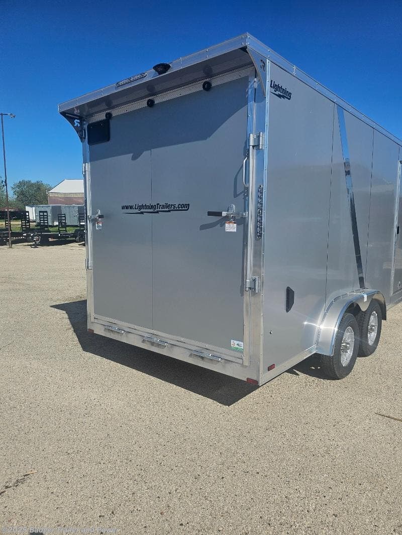 7x16 Cargo Trailer for sale | New Lightning Trailers V-Nose Cargo SA 7 ...