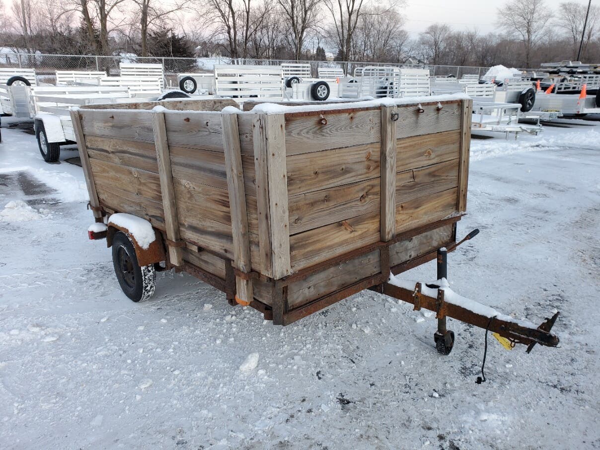 2006 Carry-On 5x8 Wood Side Utility Trailer - 40" Sides
