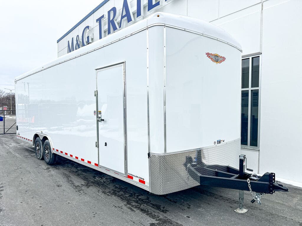 2025 H&H 8.5X28 14K ENCLOSED TOPLINE CARGO TRAILER - 8' INT - WHITE