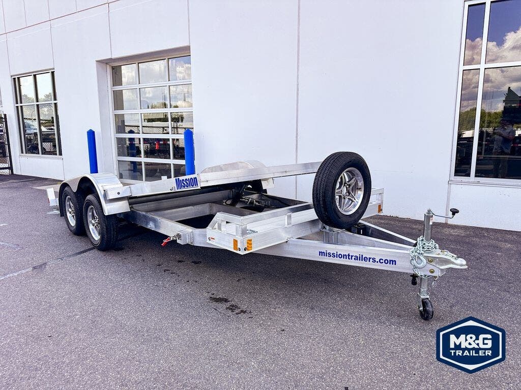 2025 MISSION TRAILERS 80X16 7K ALUMINUM TILT BED CAR HAULER
