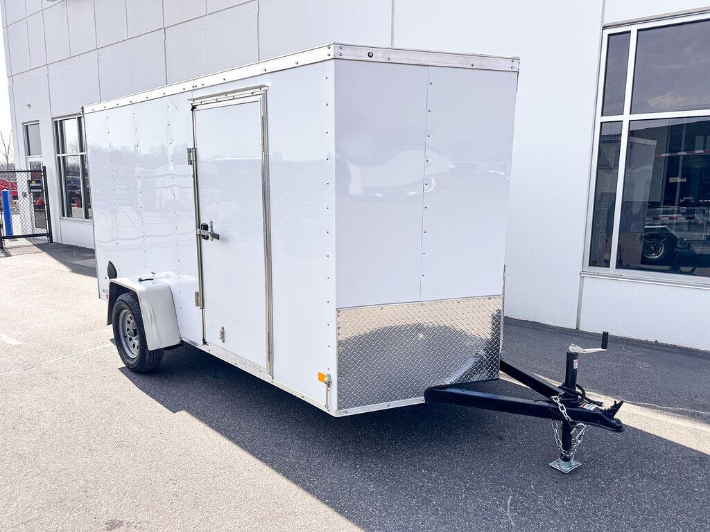 2025 RC TRAILERS RWT 6X12 ENCLOSED CARGO TRAILER- 6' INTERIOR- WHITE