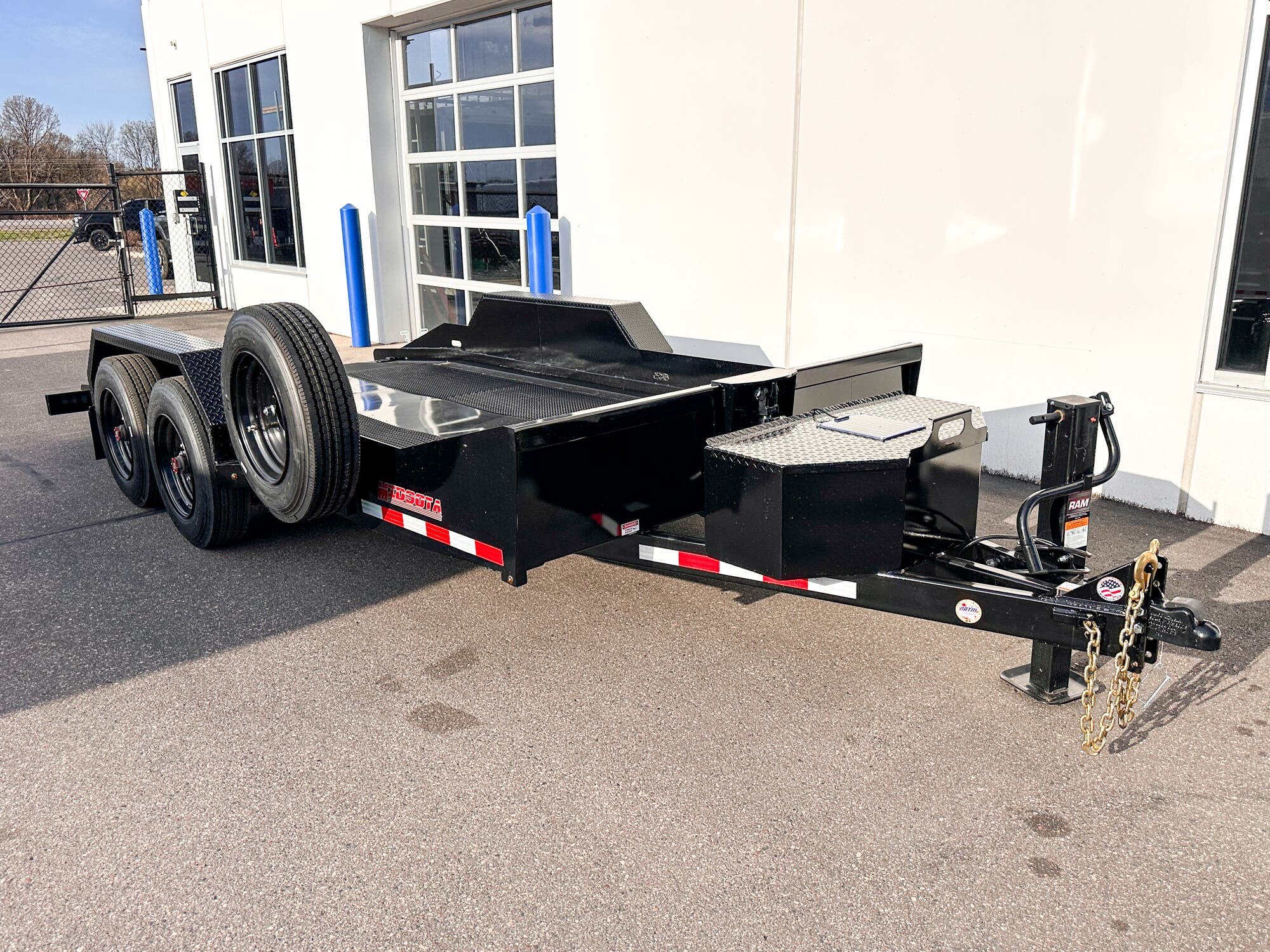 2025 MIDSOTA SL-16 79.5X16 17.6K POWER TIL SCISSOR LIFT TRAILER - BLACK
