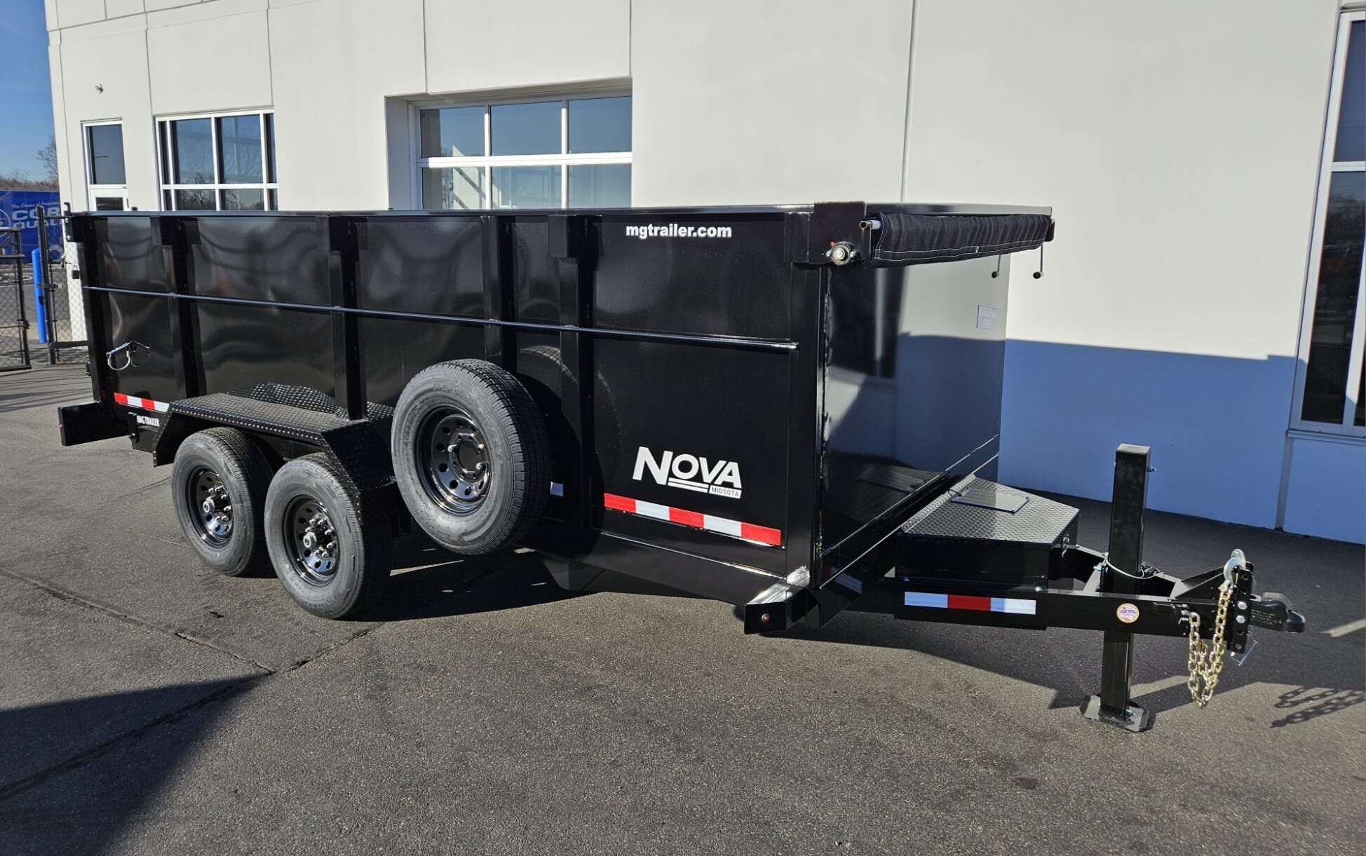 2025 MIDSOTA 82X16 14K NOVA DUMP TRAILER-W/45" SIDES - BLACK