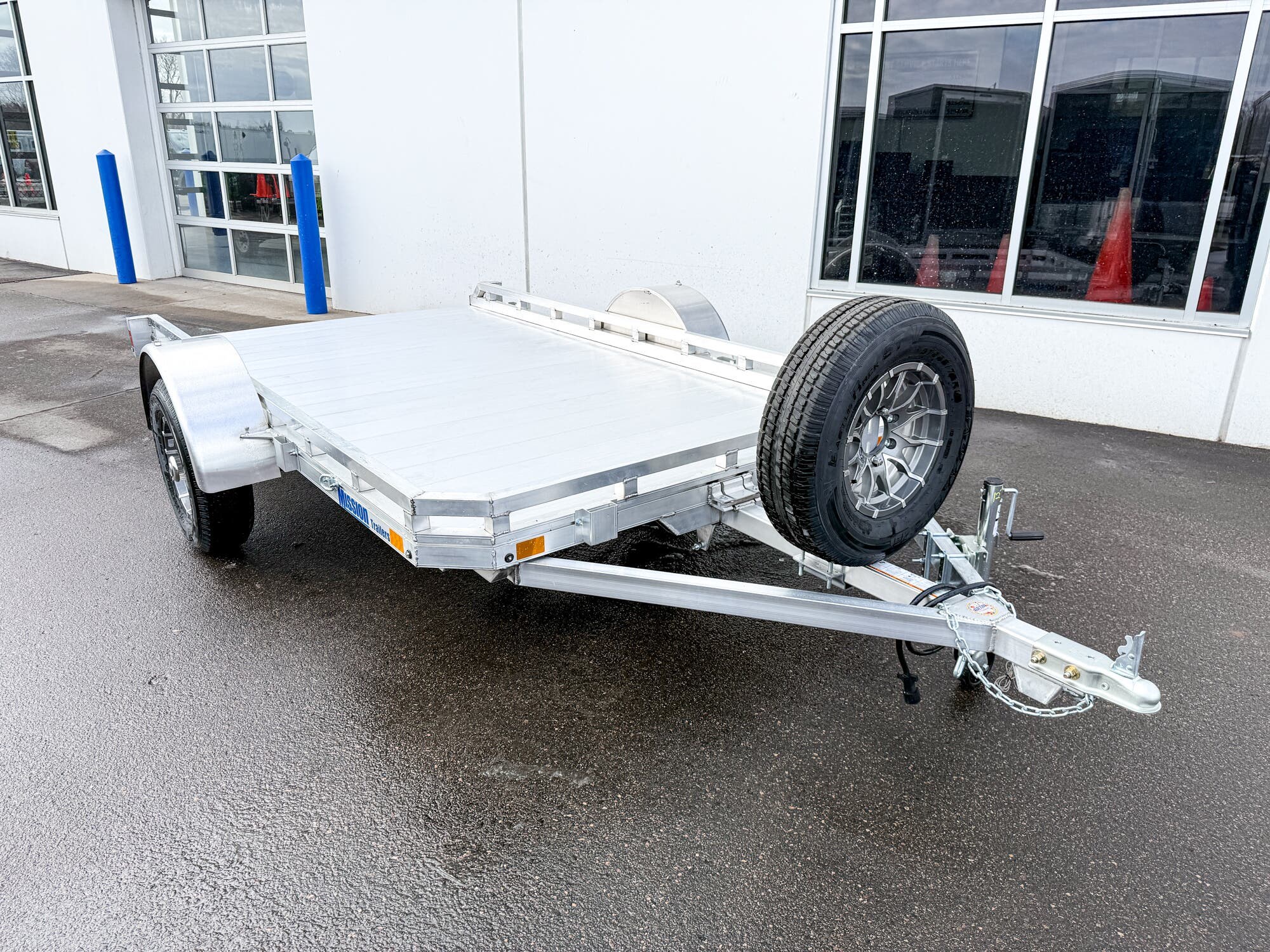 2026 MISSION TRAILERS 7812HD-TILT 5K ALUMINUM TILT DECK UTILITY TRAILER