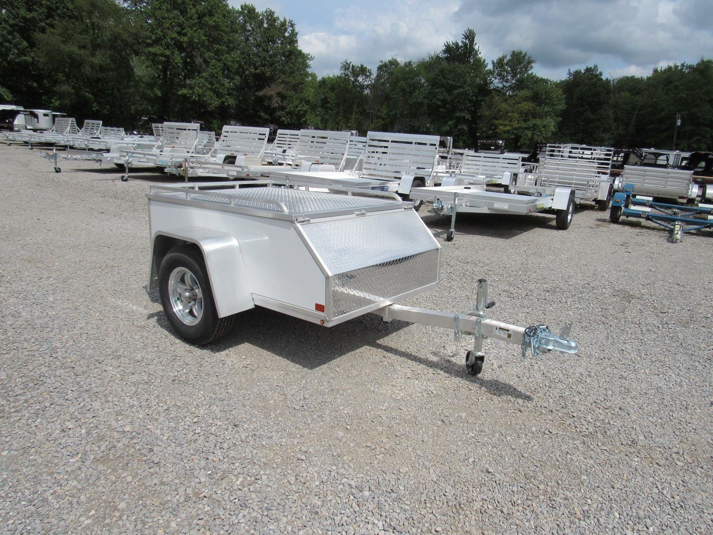 #AL20329 - 2021 Aluma AE46 Cargo Trailer | Aluma Trailers