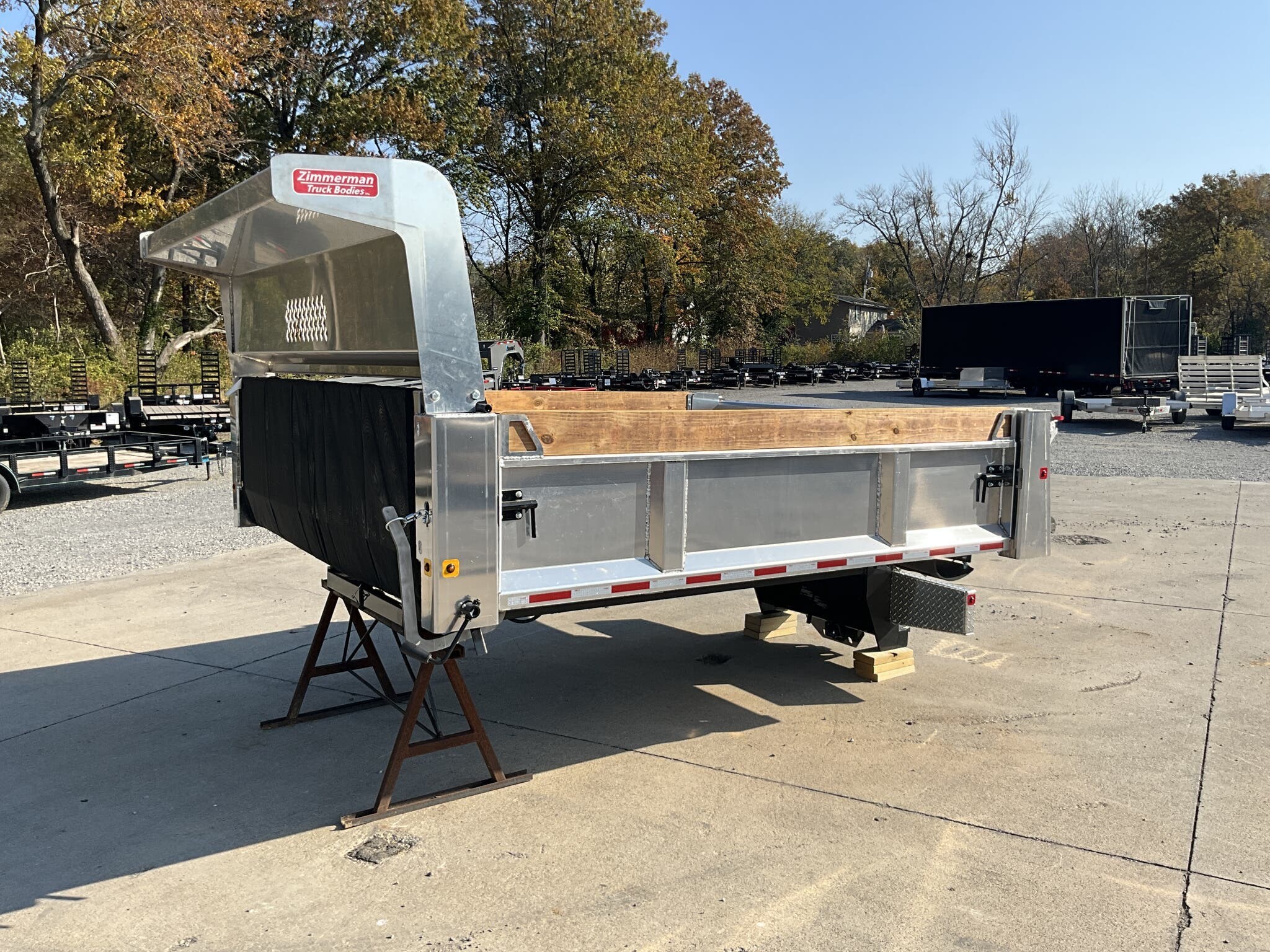 8x9 Dump Body for sale | New Zimmerman EZ-DUMP-ALUM-108 9.4 DUAL WHL ...