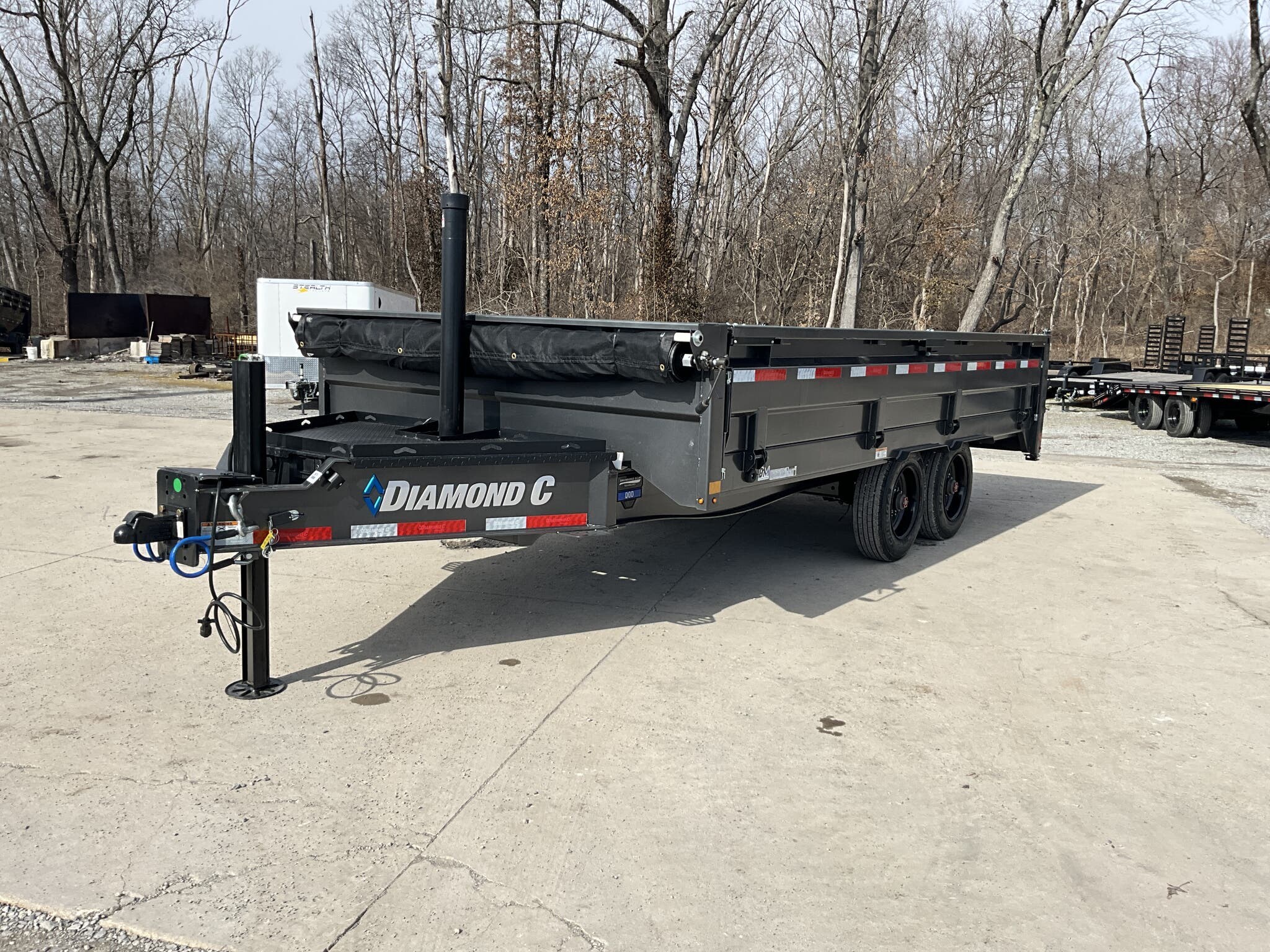 8x16 Dump Trailer for sale | New Diamond C DOD DOD210-16X96 | TrailersUSA