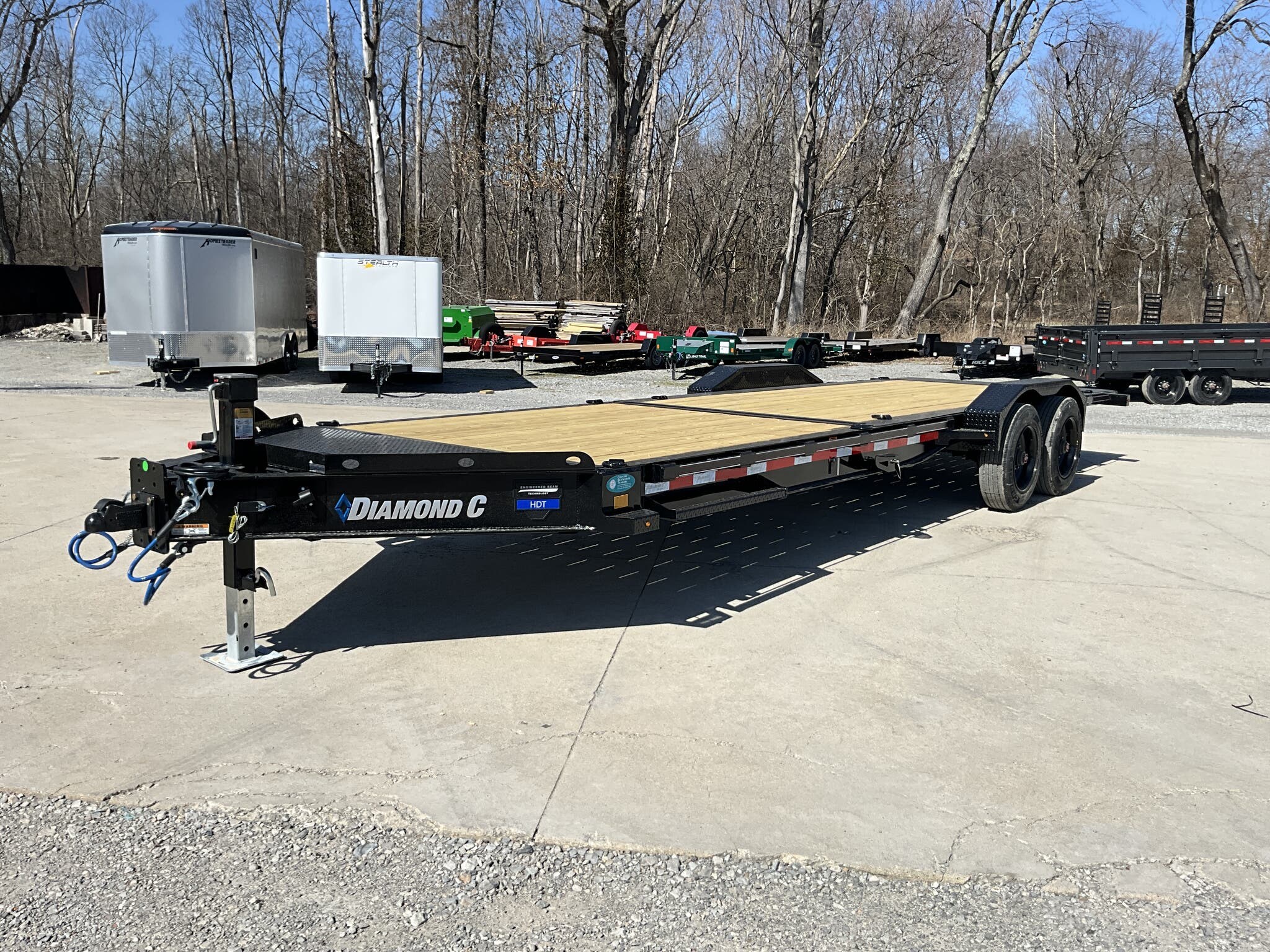 7x24 Tilt Deck Trailer for sale | New Diamond C HDT HDT210-24X82 ...