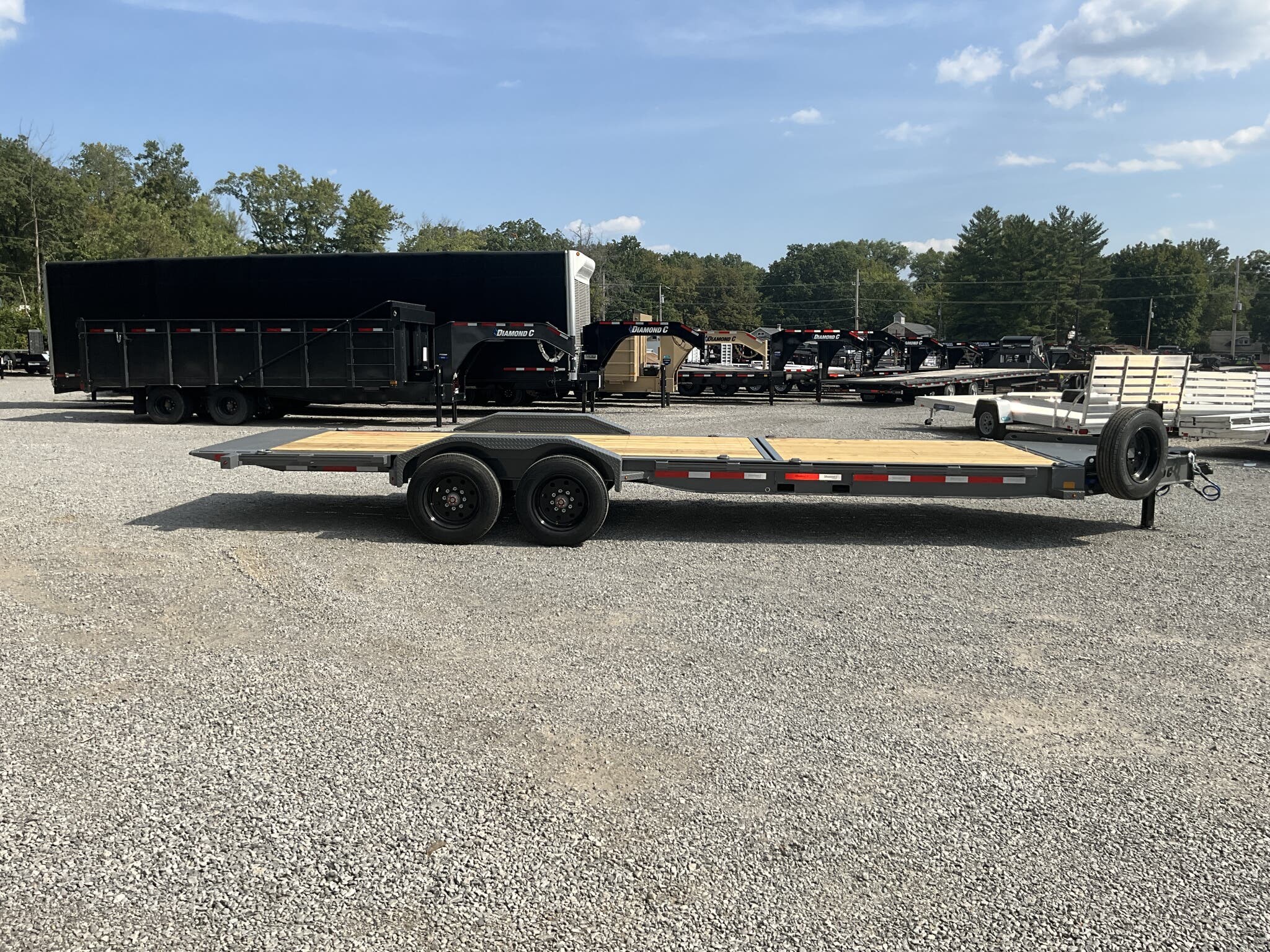 7x24 Tilt Deck Trailer for sale | New Diamond C HDT HDT210-24X82 ...
