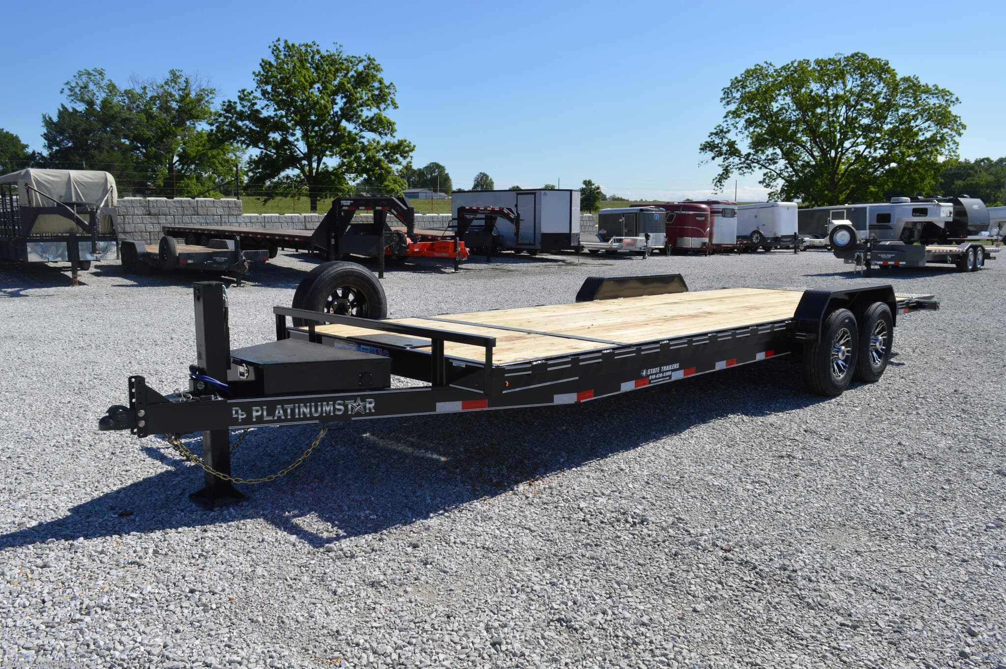 6x24 Tilt Deck Trailer for sale | New DP Platinum Star 83"X24' Power ...