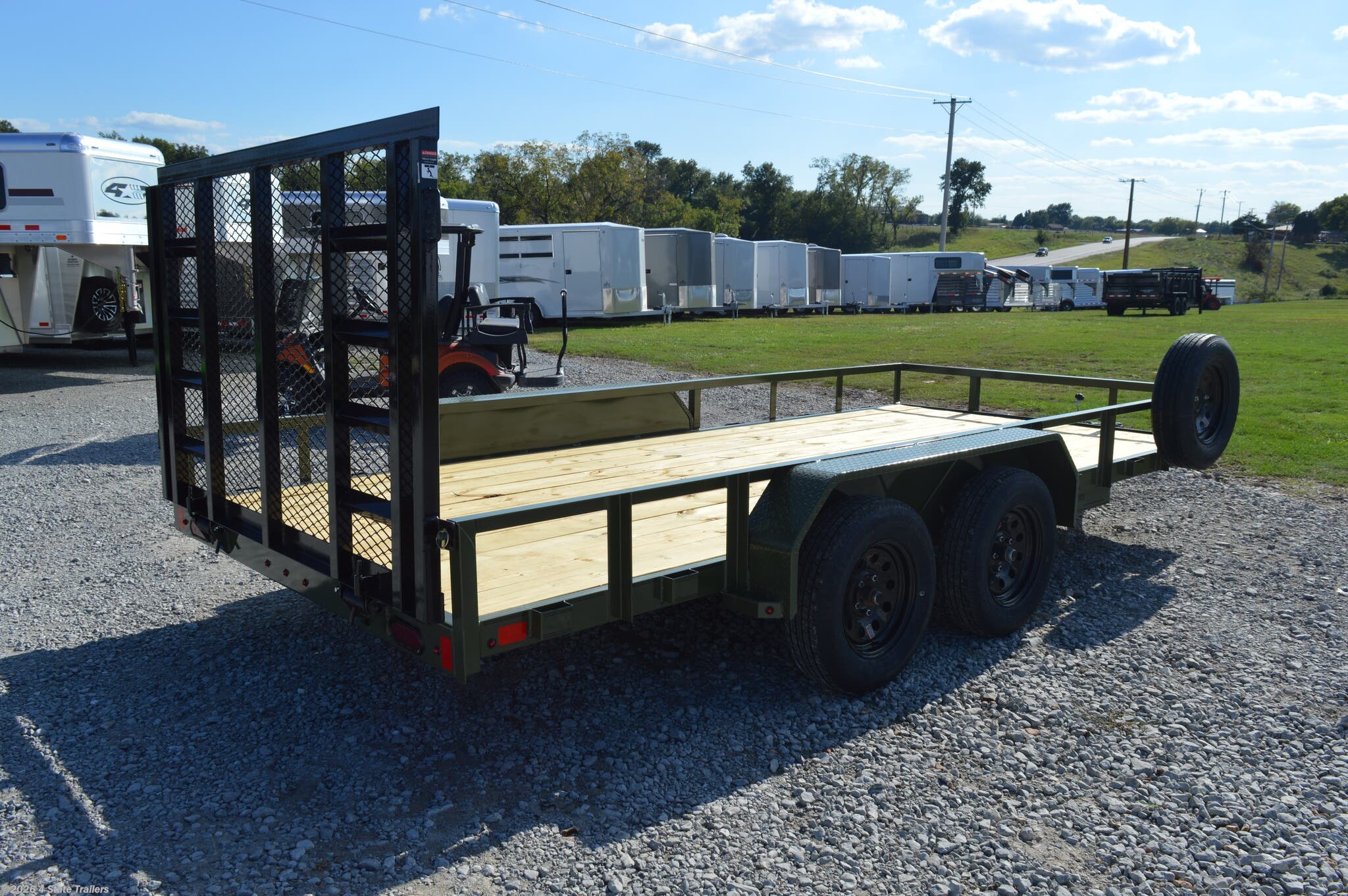 6x16 Utility Trailer for sale | New DP Platinum Star 83"X16' Ramp Gate Utility Trailer 7K ...