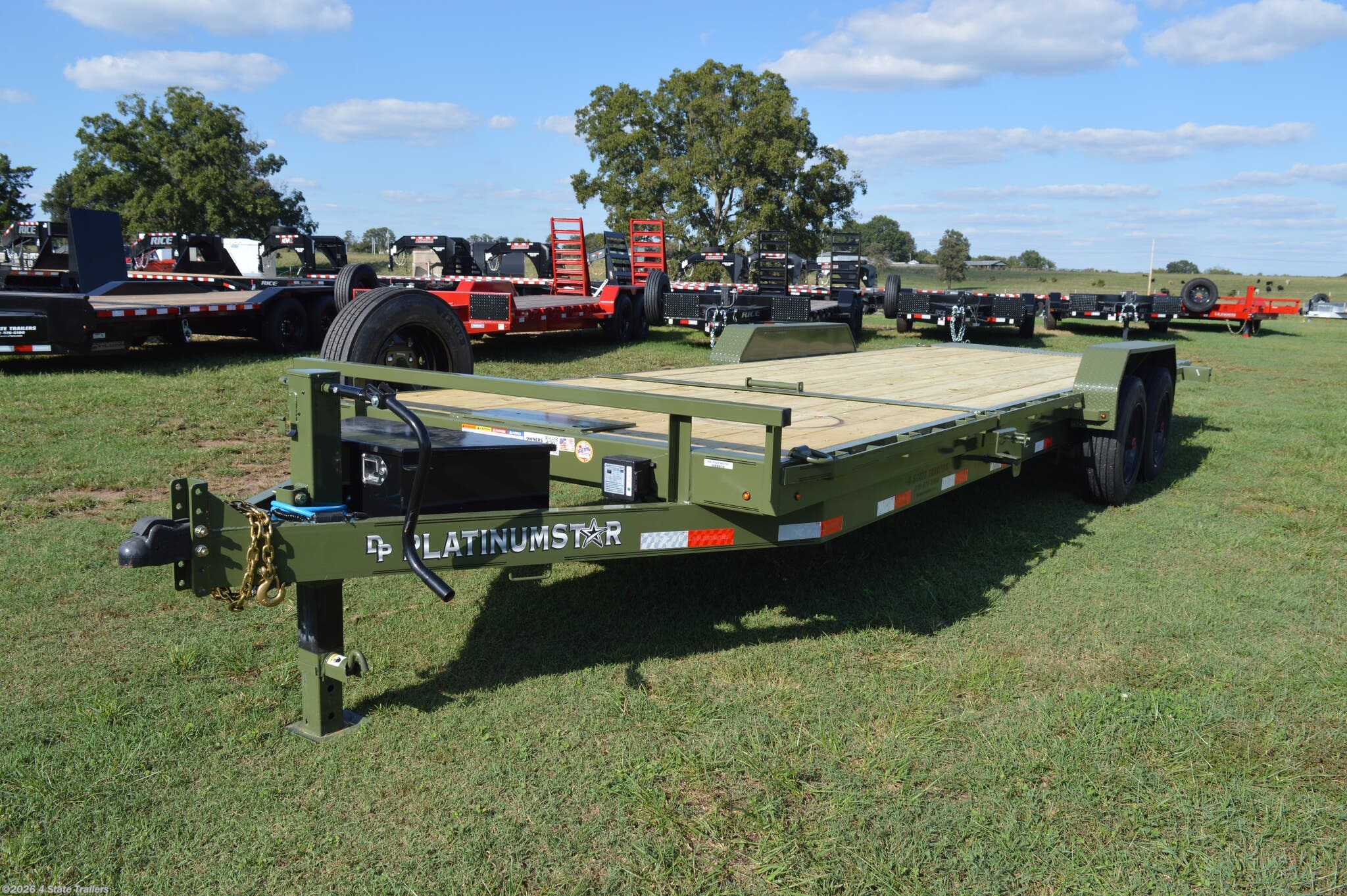 6x24 Tilt Deck Trailer for sale | New DP Platinum Star 83"X24' Gravity ...