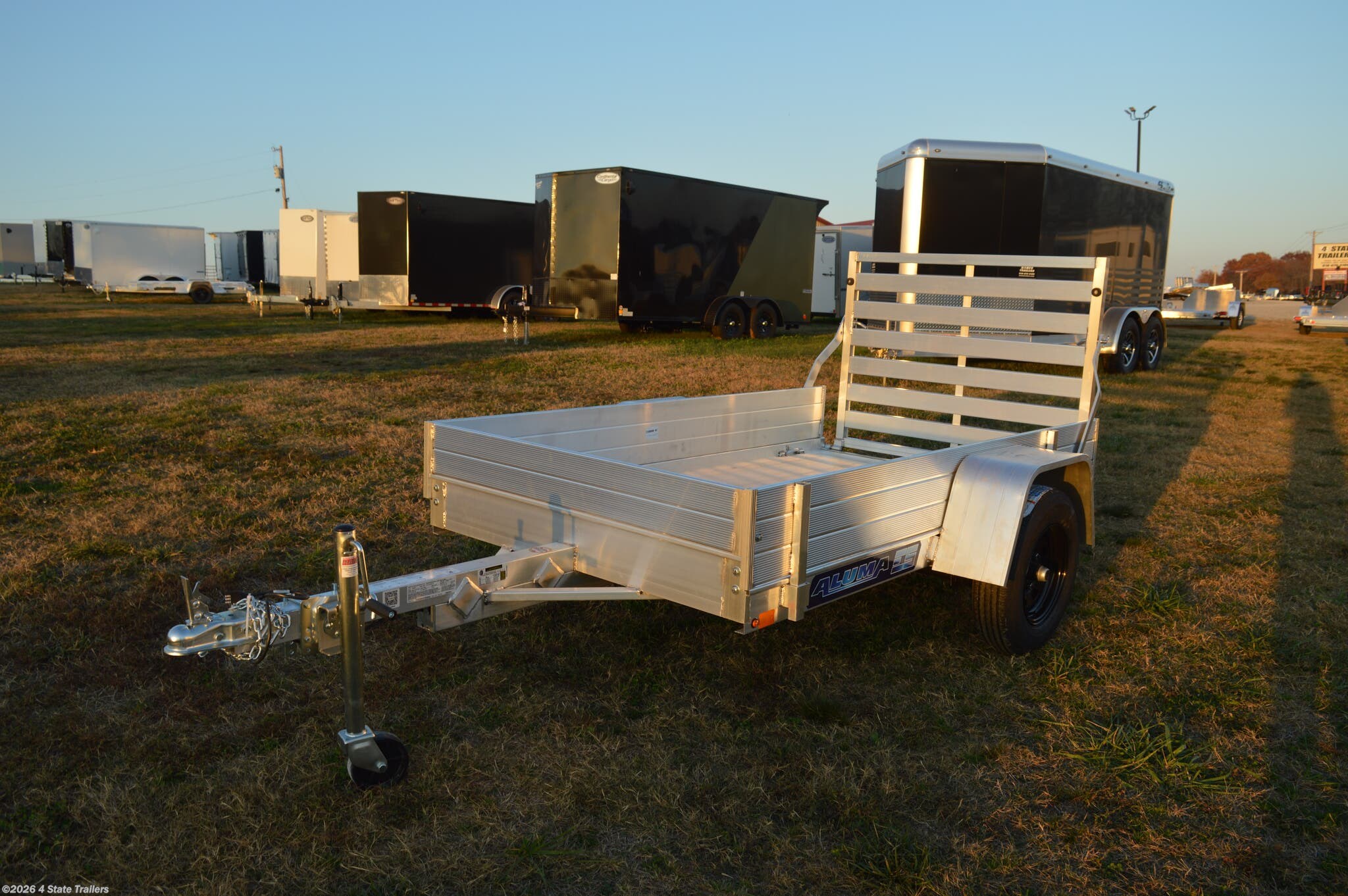 4x8 Utility Trailer for sale | New Aluma 548ESA-S-TG 54X8 UTILITY ...