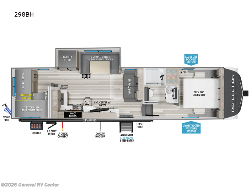 2025 Grand Design Reflection 150 Series 298BH RV for Sale in Huntley ...