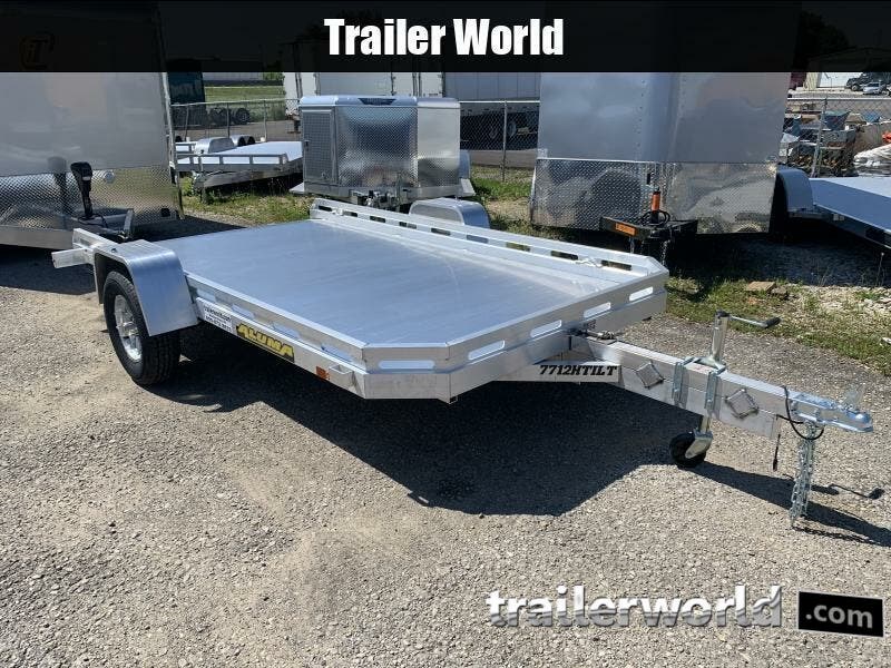 8x12 Tilt Deck Trailer for sale | New Aluma 7712H Tilt | TrailersUSA