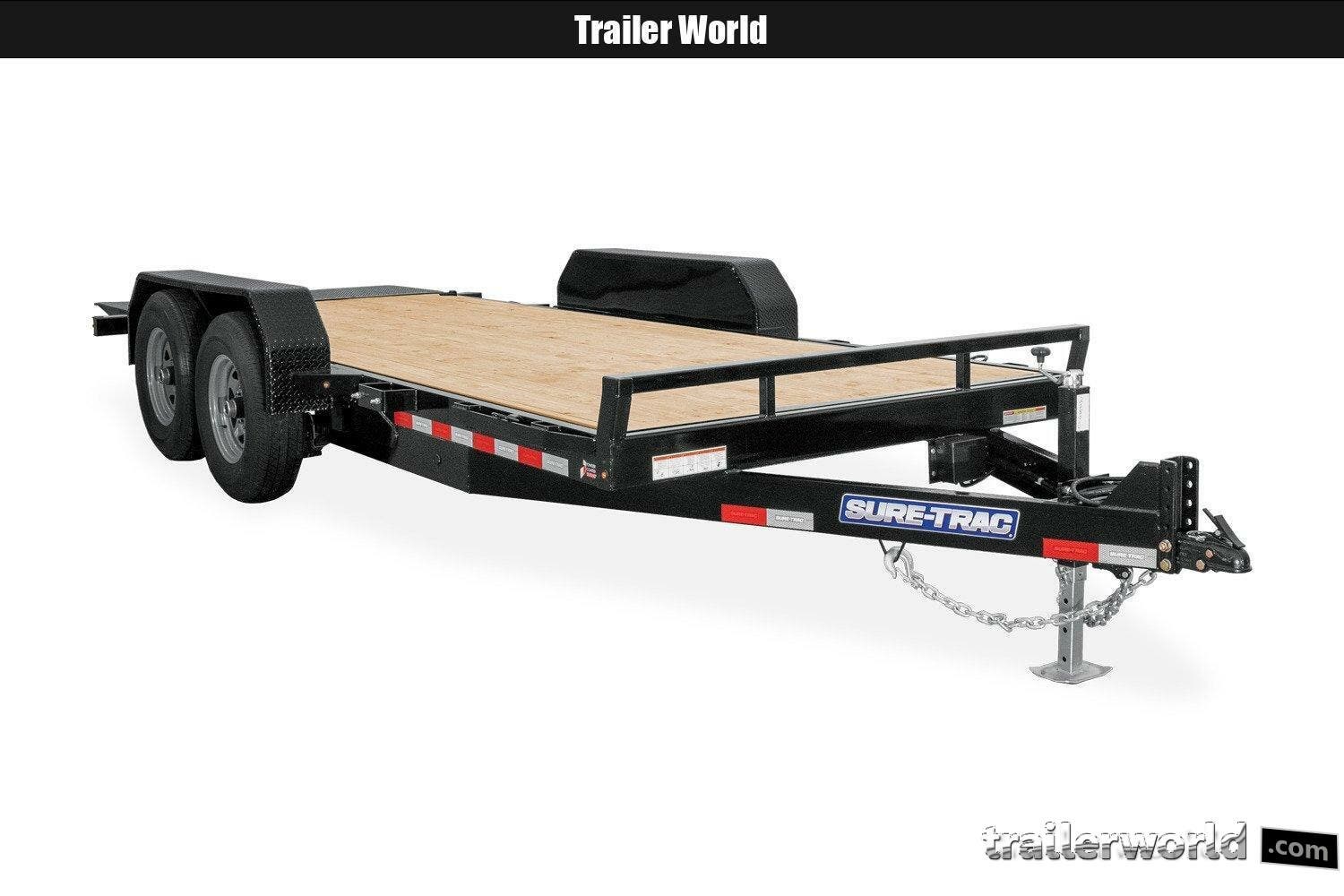 7x18 Tilt Deck Trailer for sale | New Sure-Trac Tilt 7 x 18+4 Bed ...