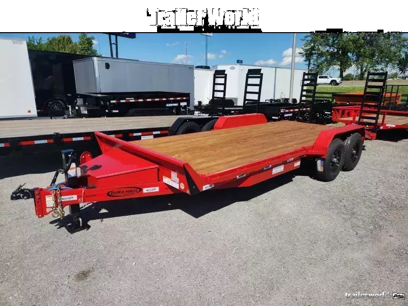 7x20 Equipment Trailer for sale | New Dura-Haul 7' X 20' Stand Up Ramps ...